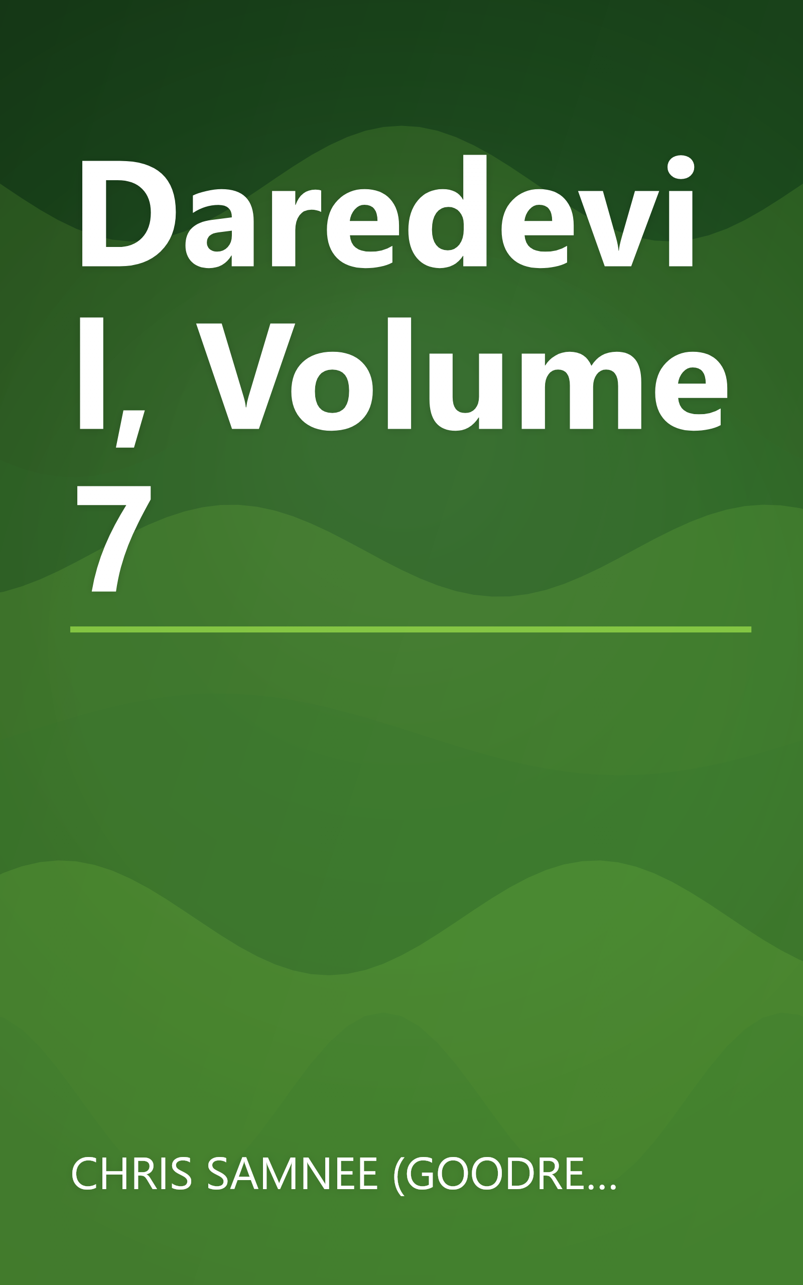 Daredevil, Volume 7 book cover