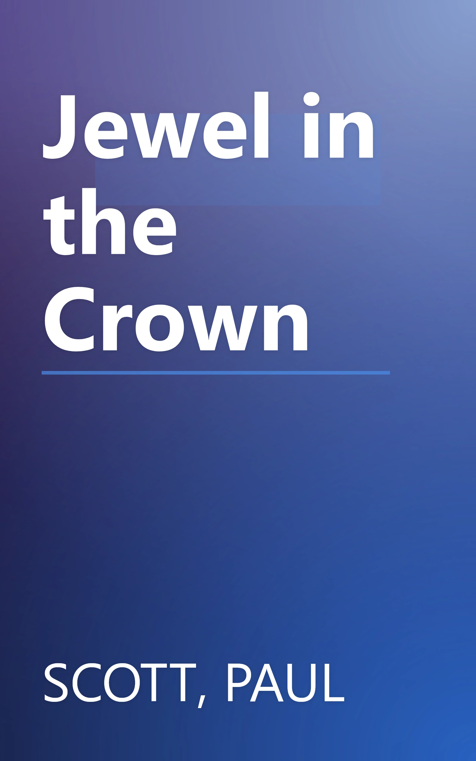 Jewel in the Crown book cover
