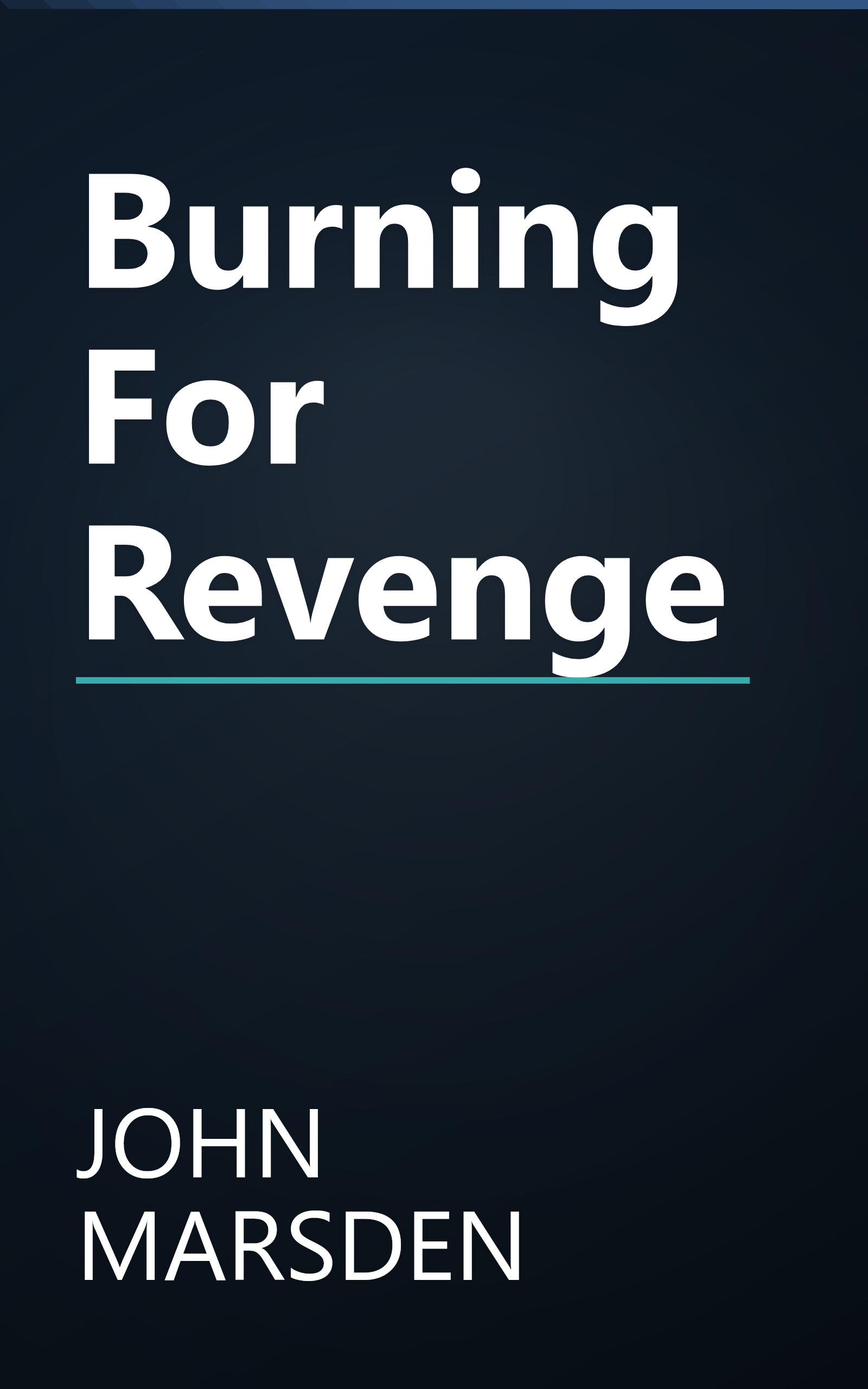 Burning For Revenge book cover