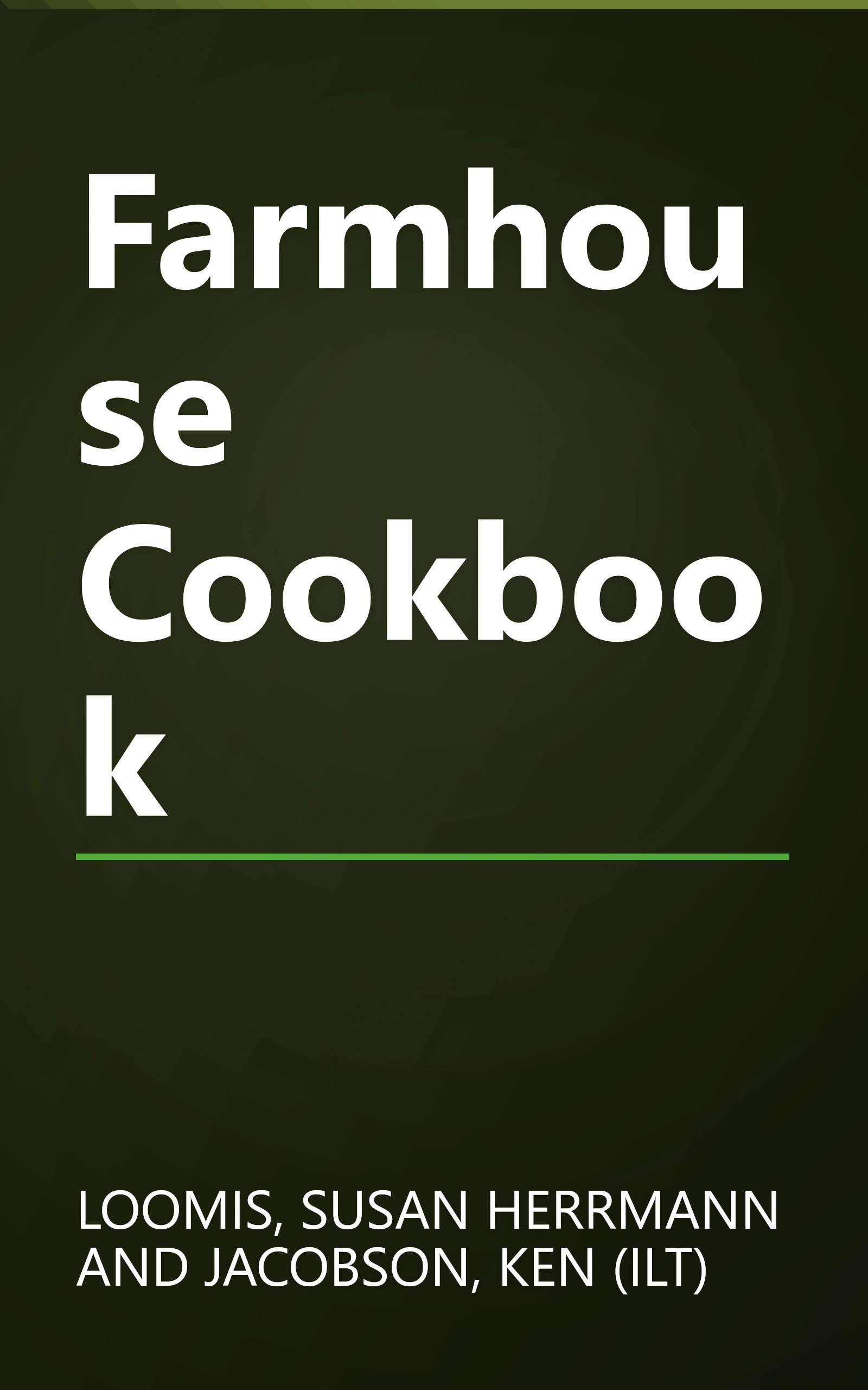 Farmhouse Cookbook book cover