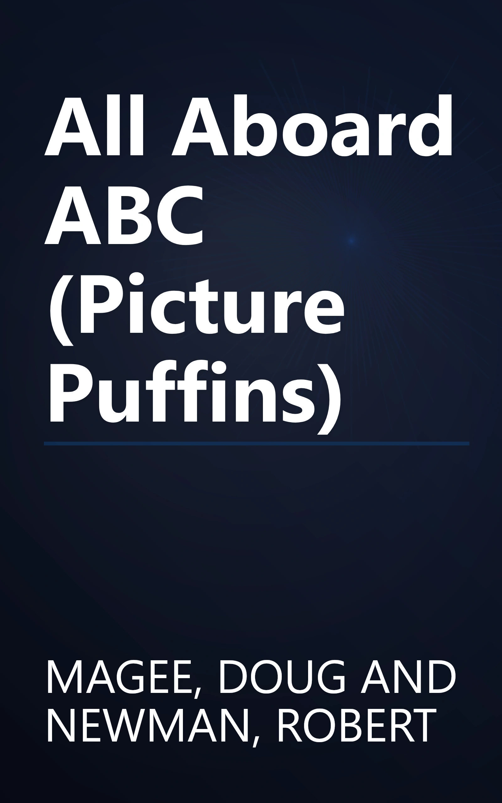 All Aboard ABC (Picture Puffins) book cover