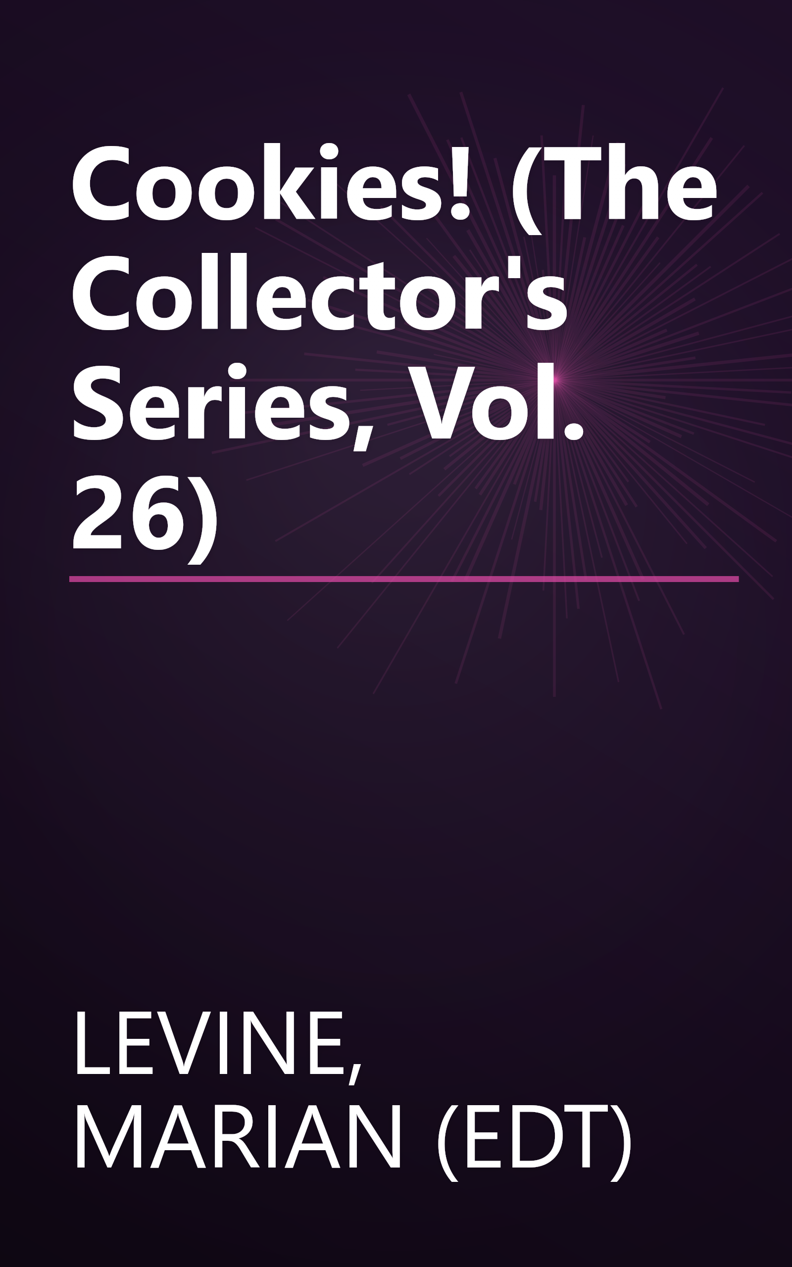 Cookies! (The Collector's Series, Vol. 26) book cover