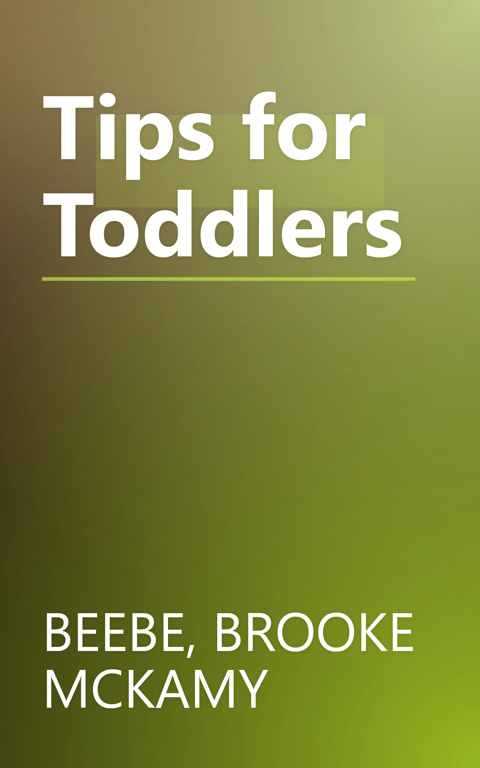 Tips for Toddlers book cover