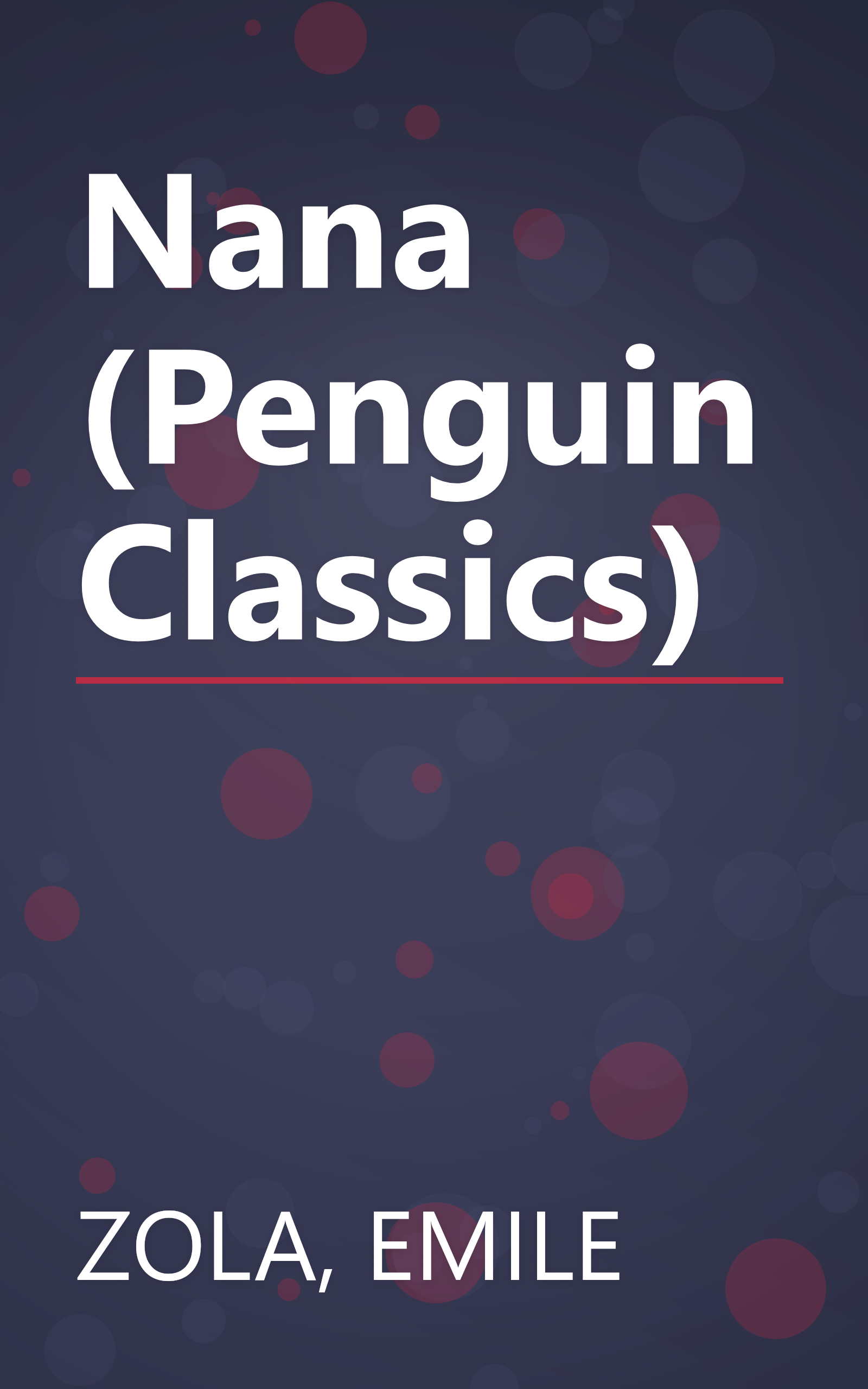 Nana (Penguin Classics) book cover