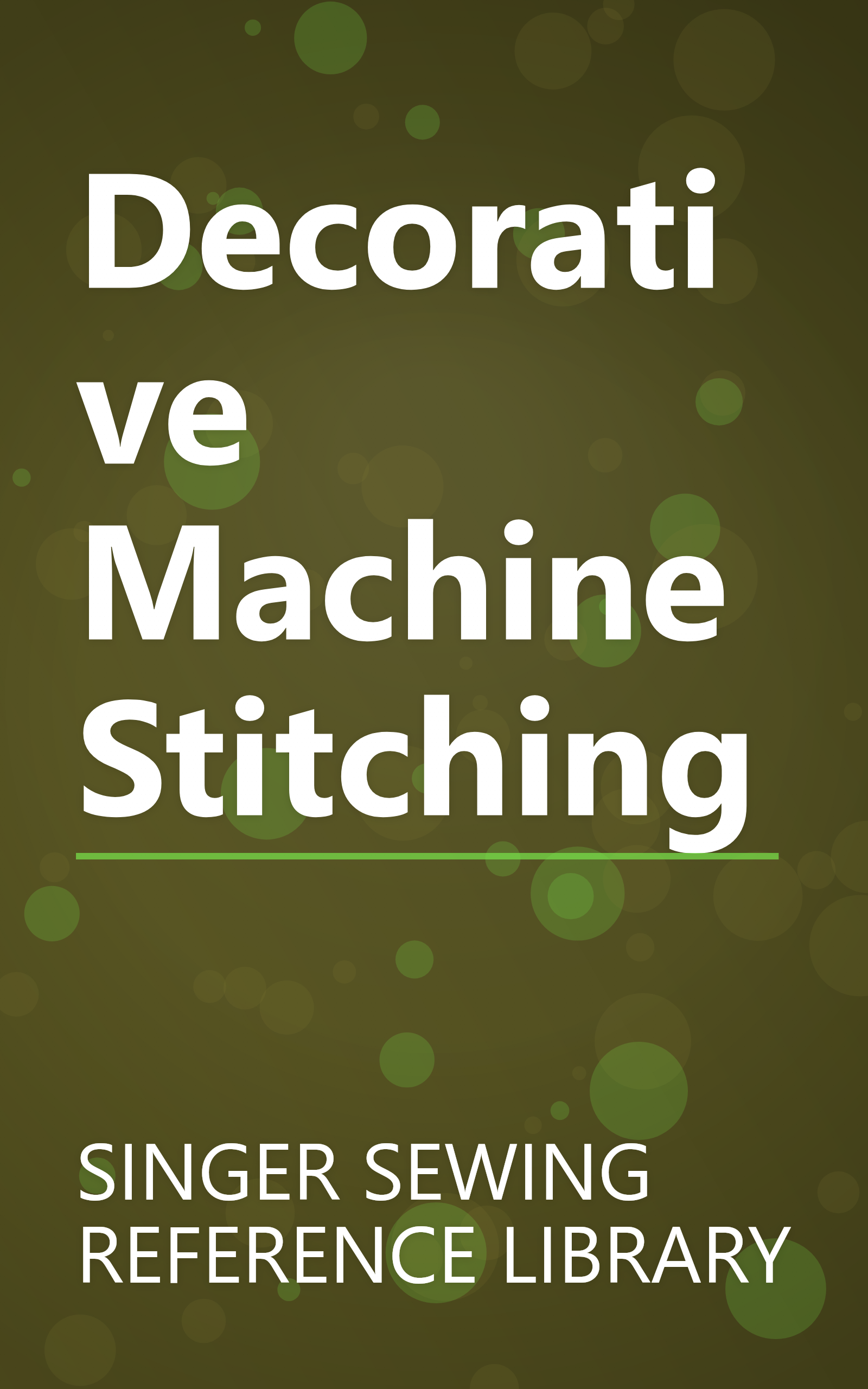 Decorative Machine Stitching book cover