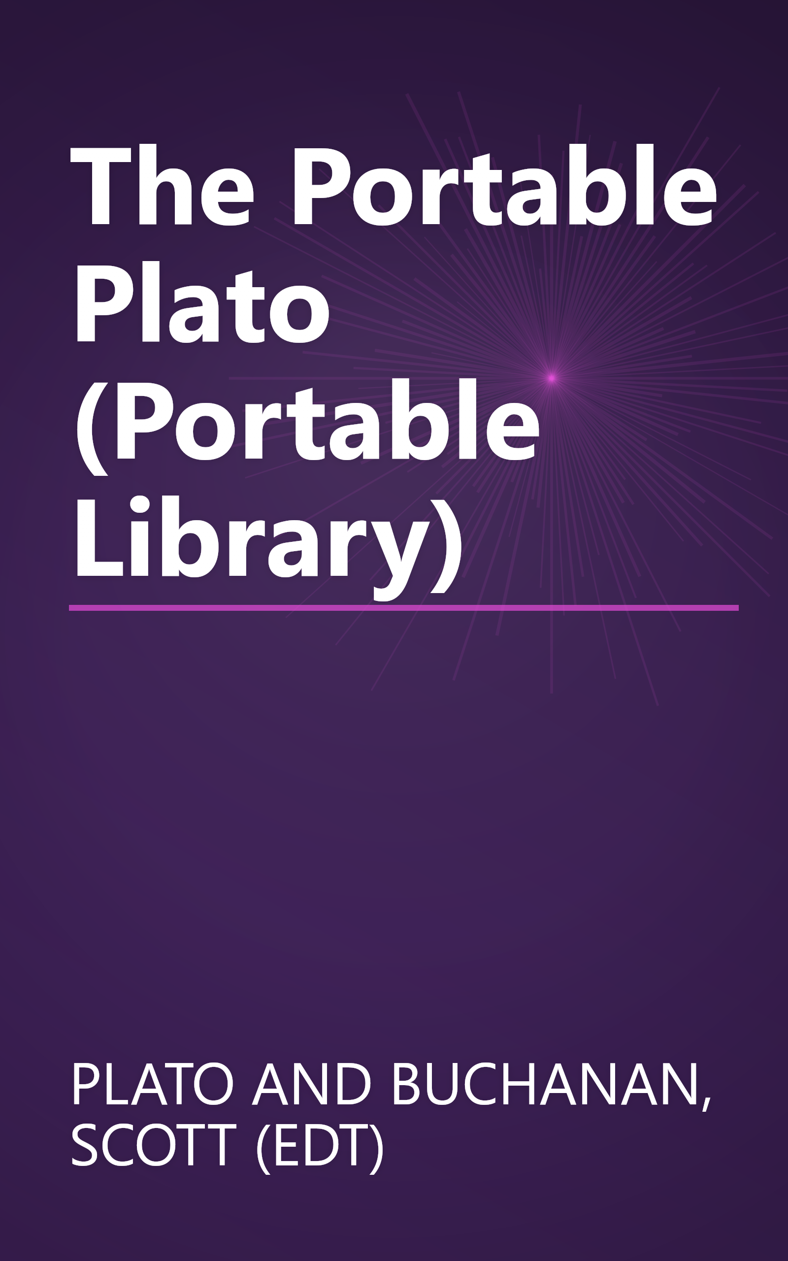 The Portable Plato (Portable Library) book cover