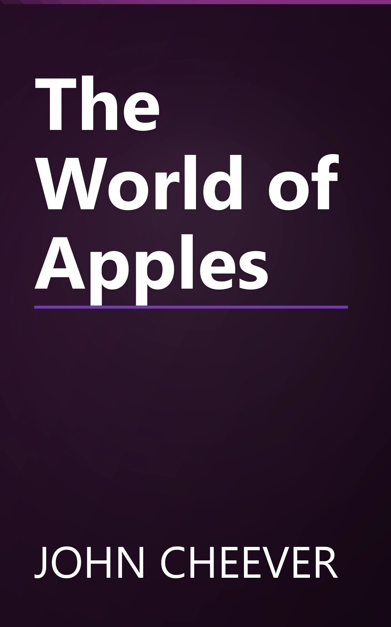 The World of Apples book cover