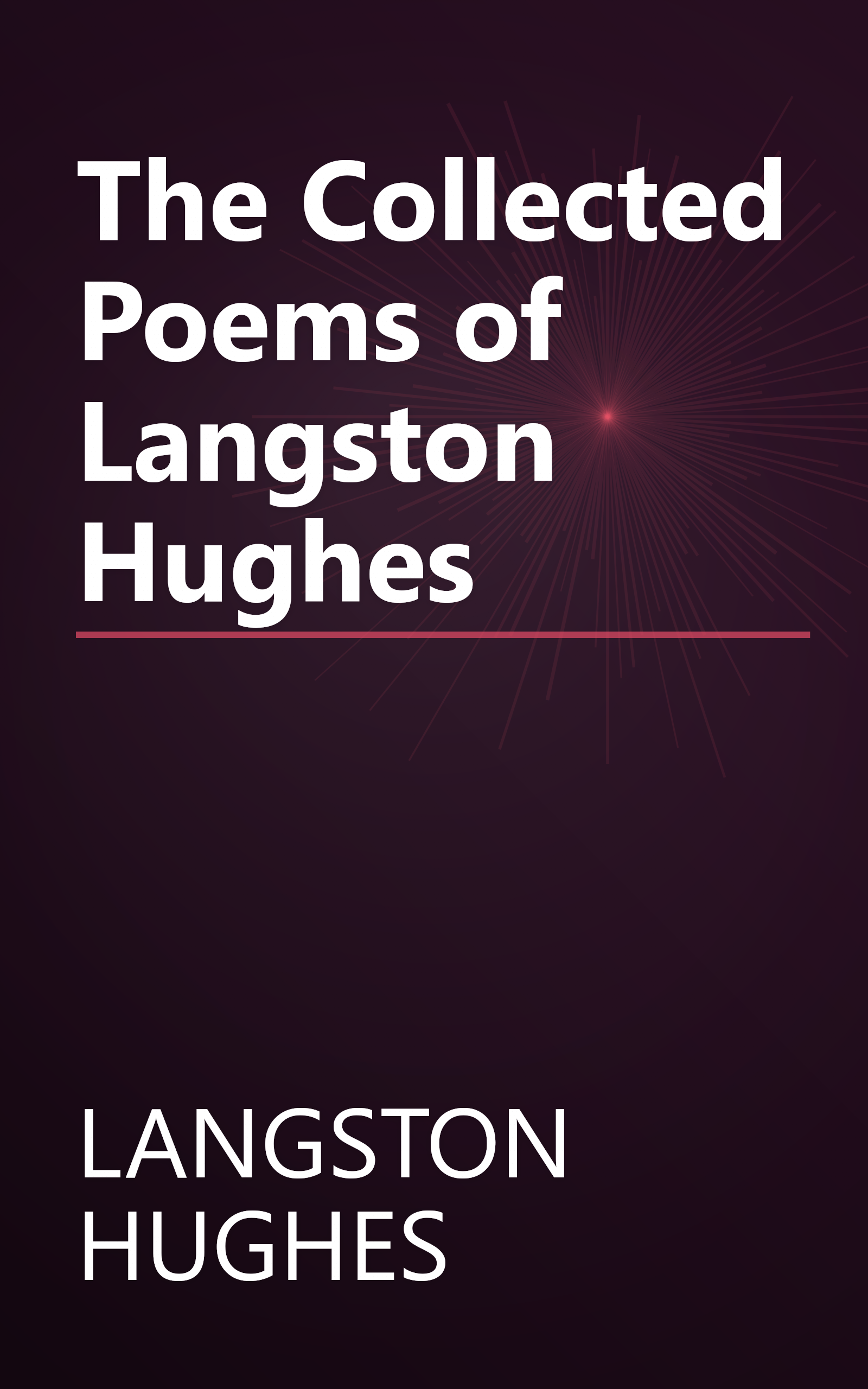 The Collected Poems of Langston Hughes book cover