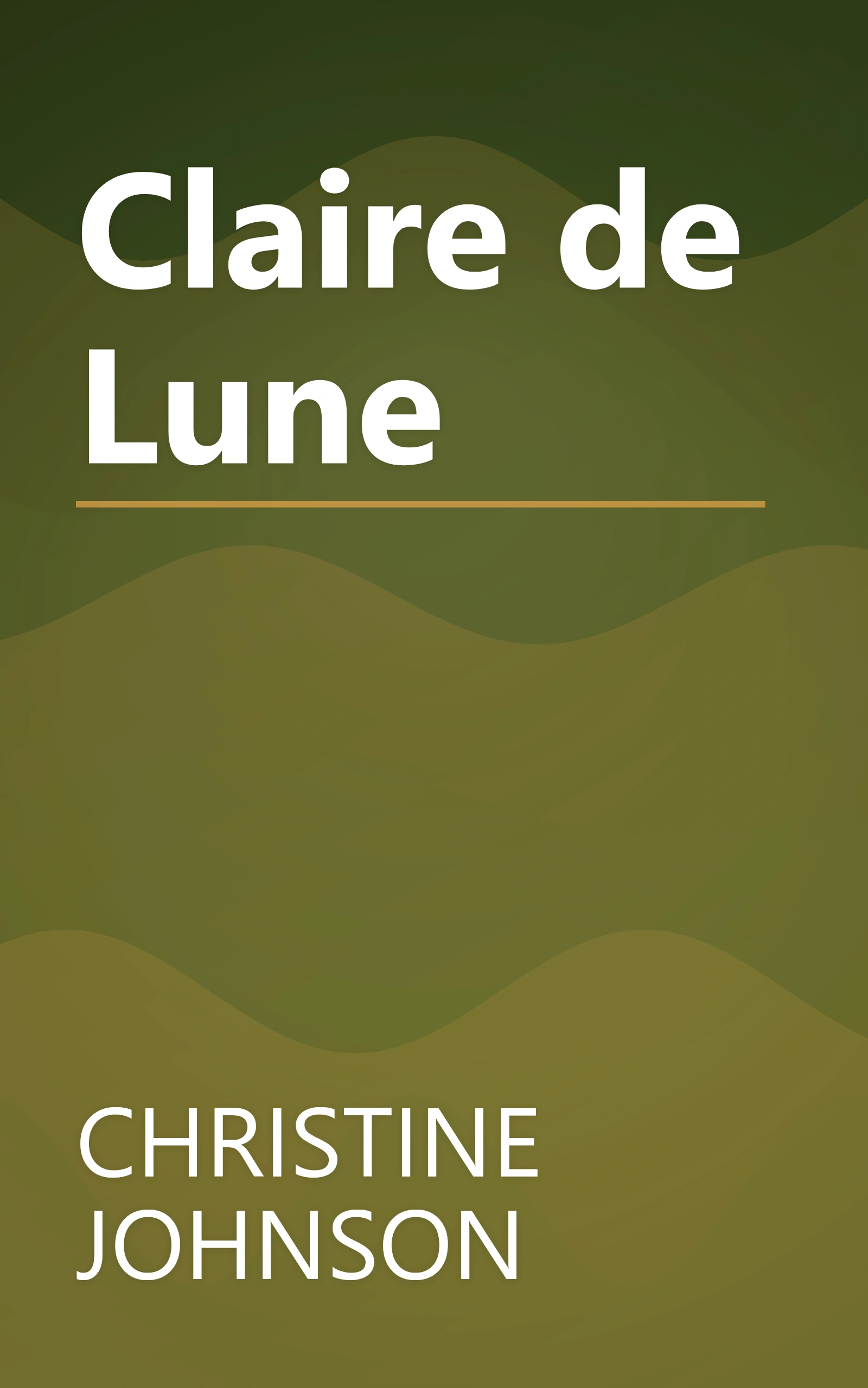 Claire de Lune book cover