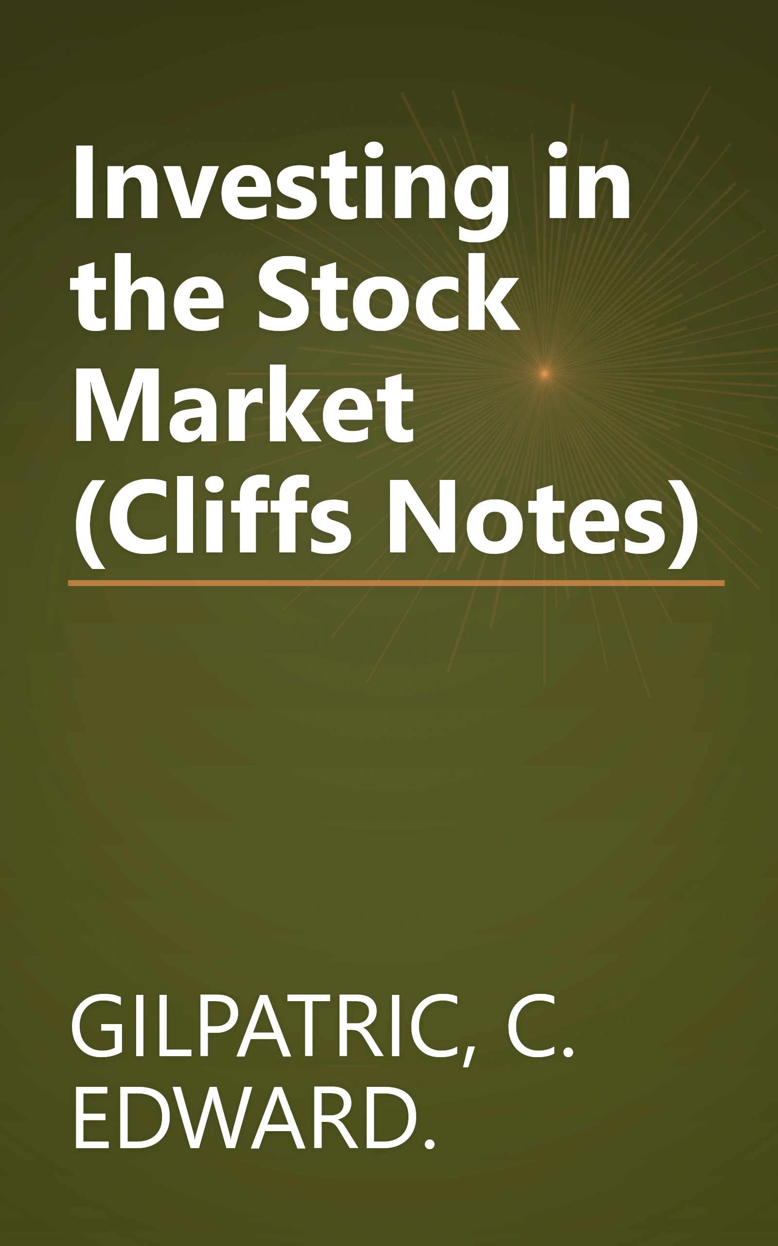 Investing in the Stock Market (Cliffs Notes) book cover