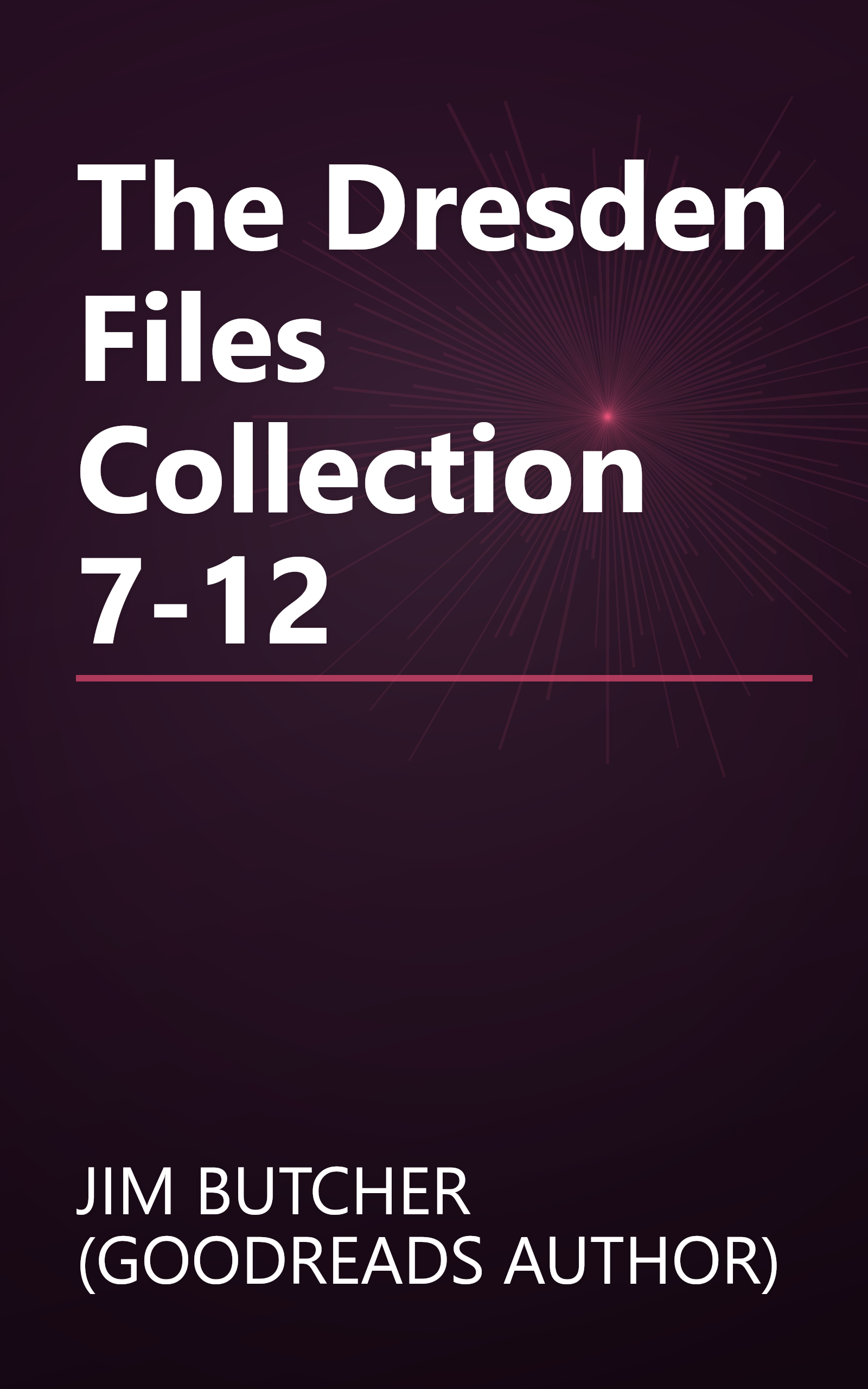 The Dresden Files Collection 7-12 book cover