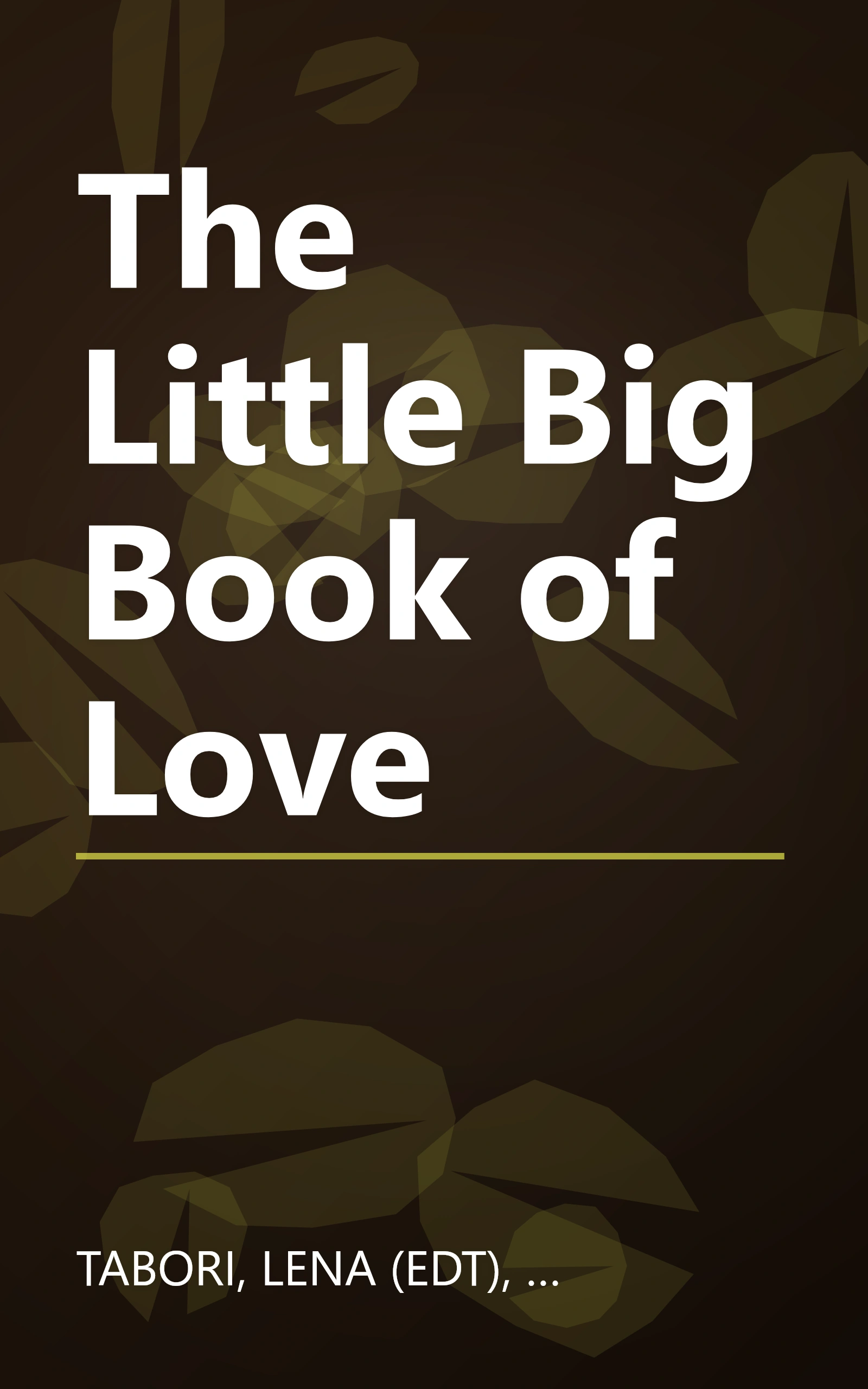 The Little Big Book of Love book cover