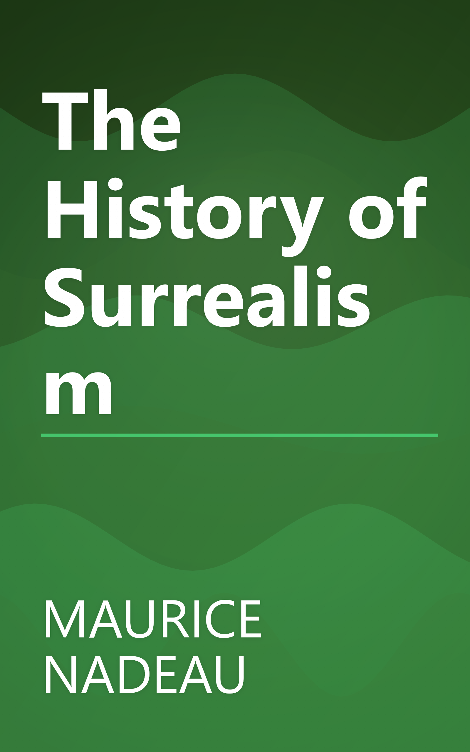 The History of Surrealism book cover