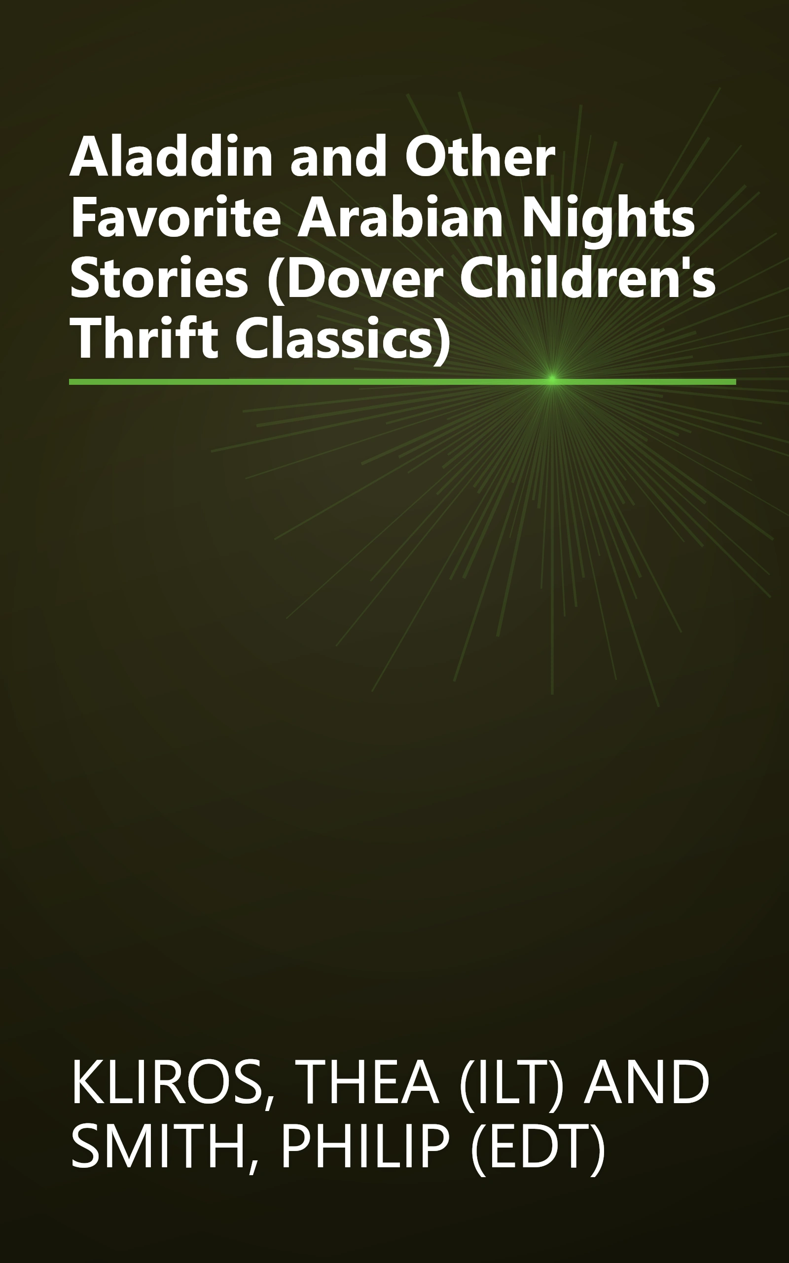 Aladdin and Other Favorite Arabian Nights Stories (Dover Children's Thrift Classics) book cover