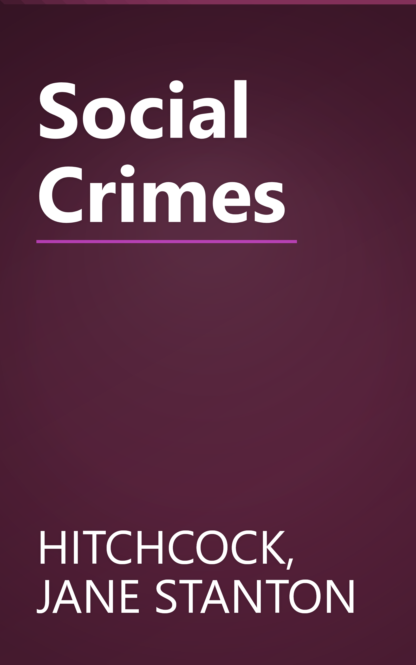 Social Crimes book cover