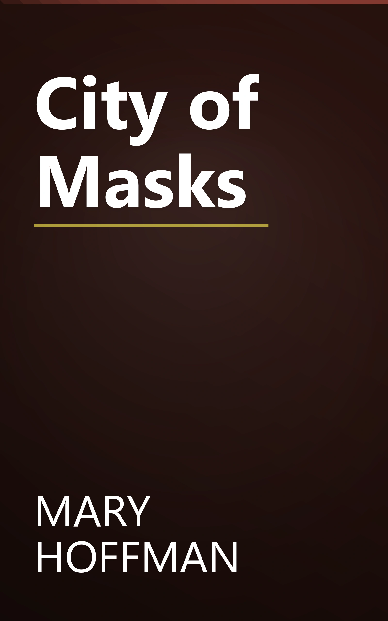City of Masks book cover