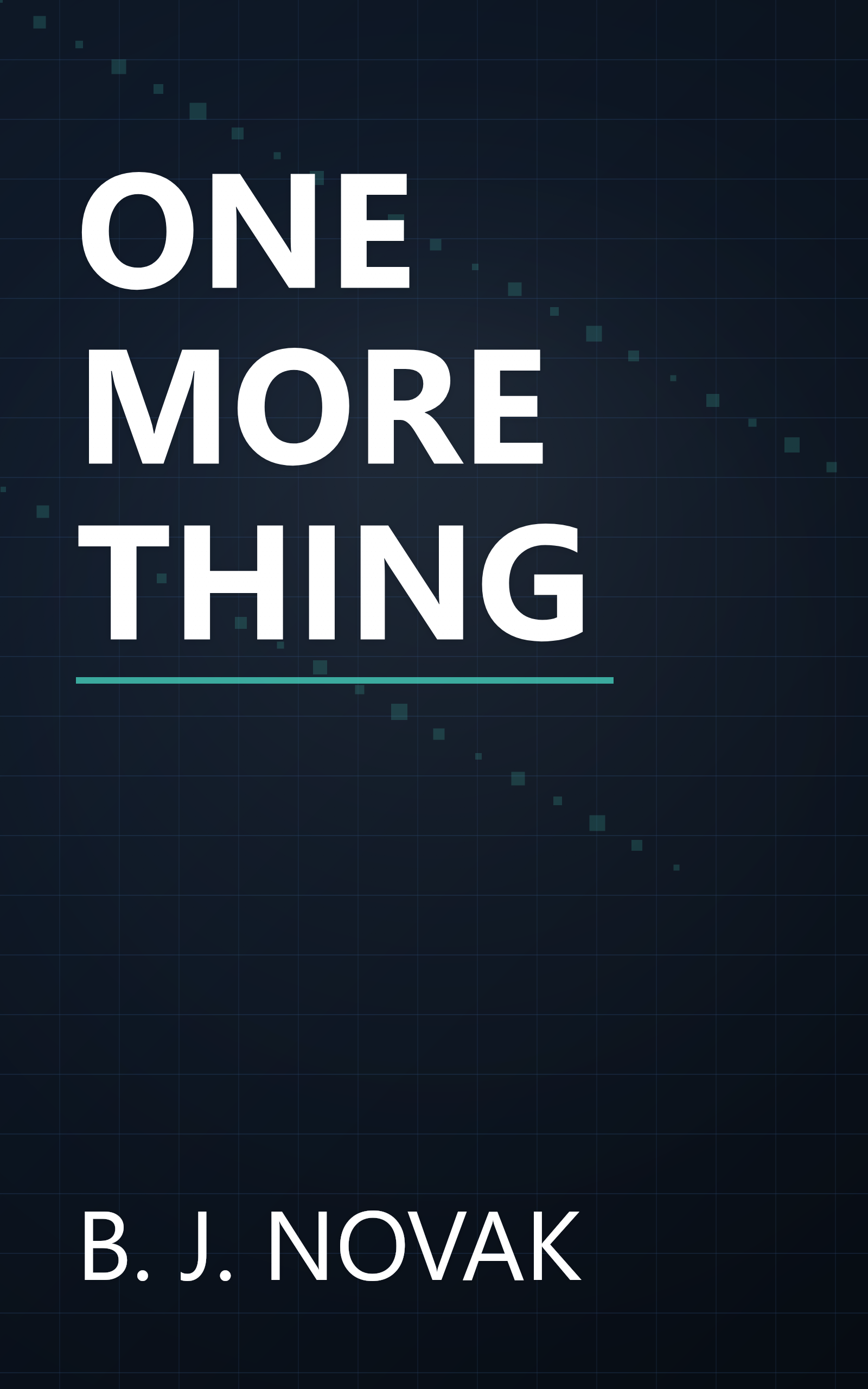 ONE MORE THING book cover