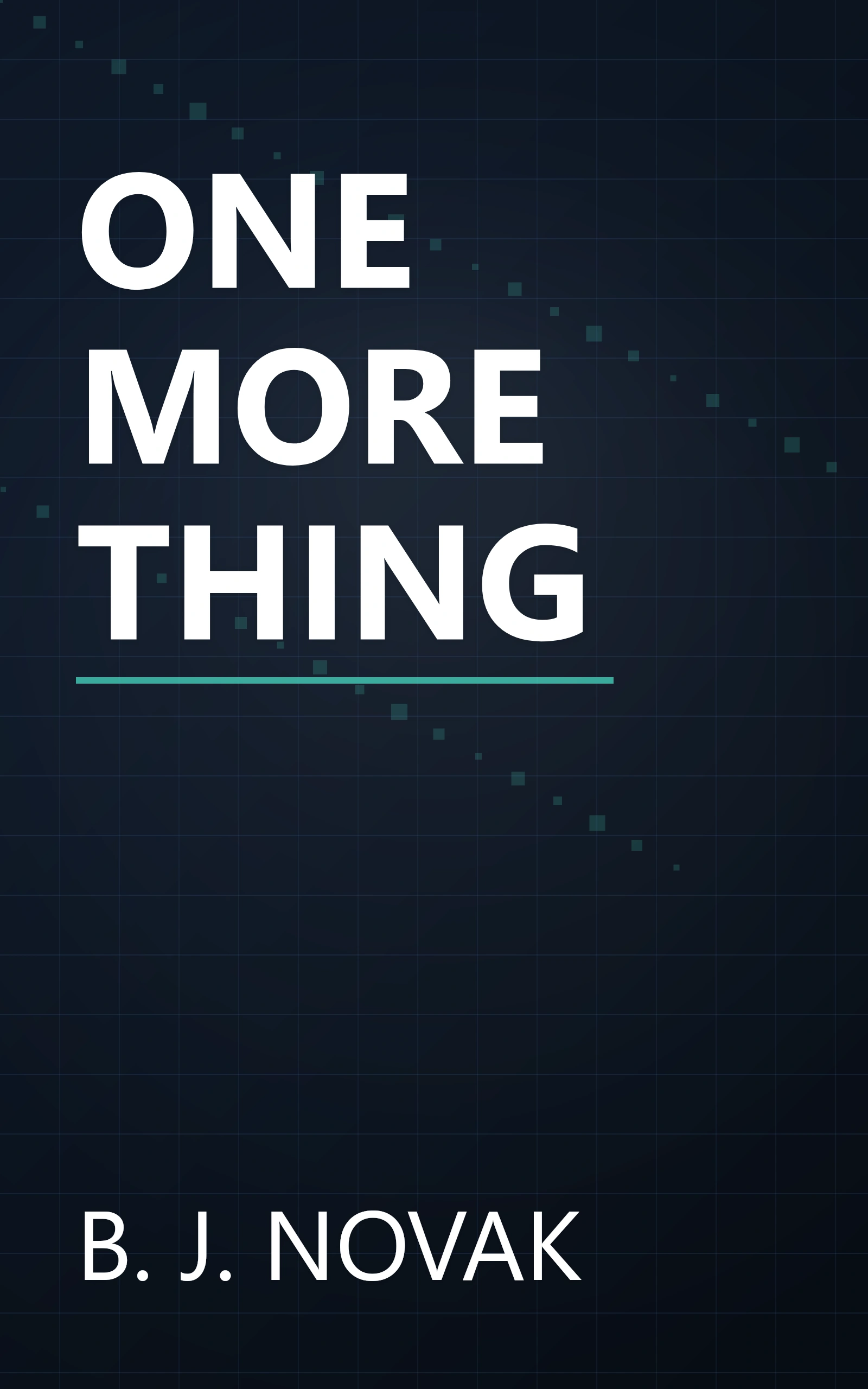 ONE MORE THING book cover