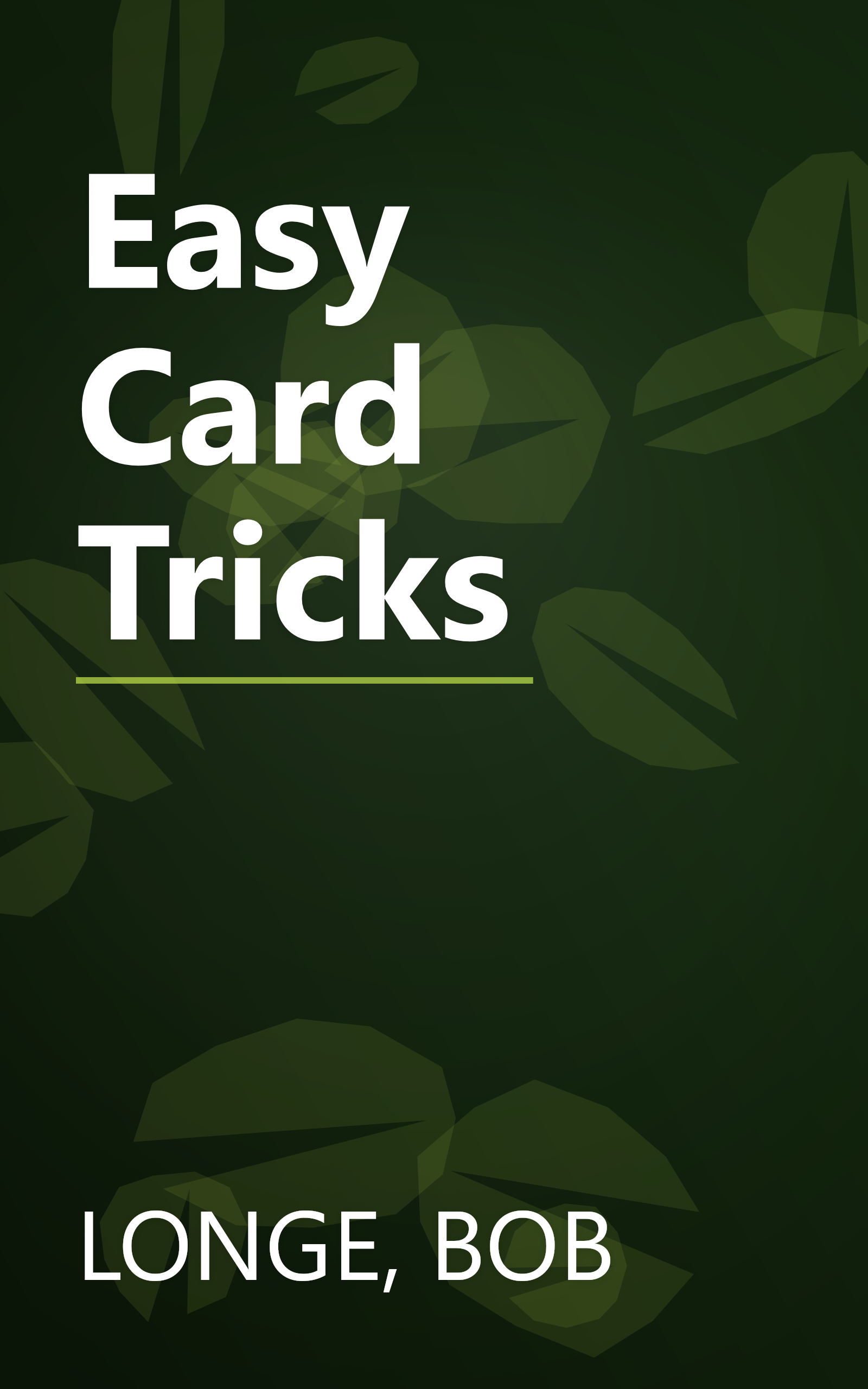 Easy Card Tricks book cover