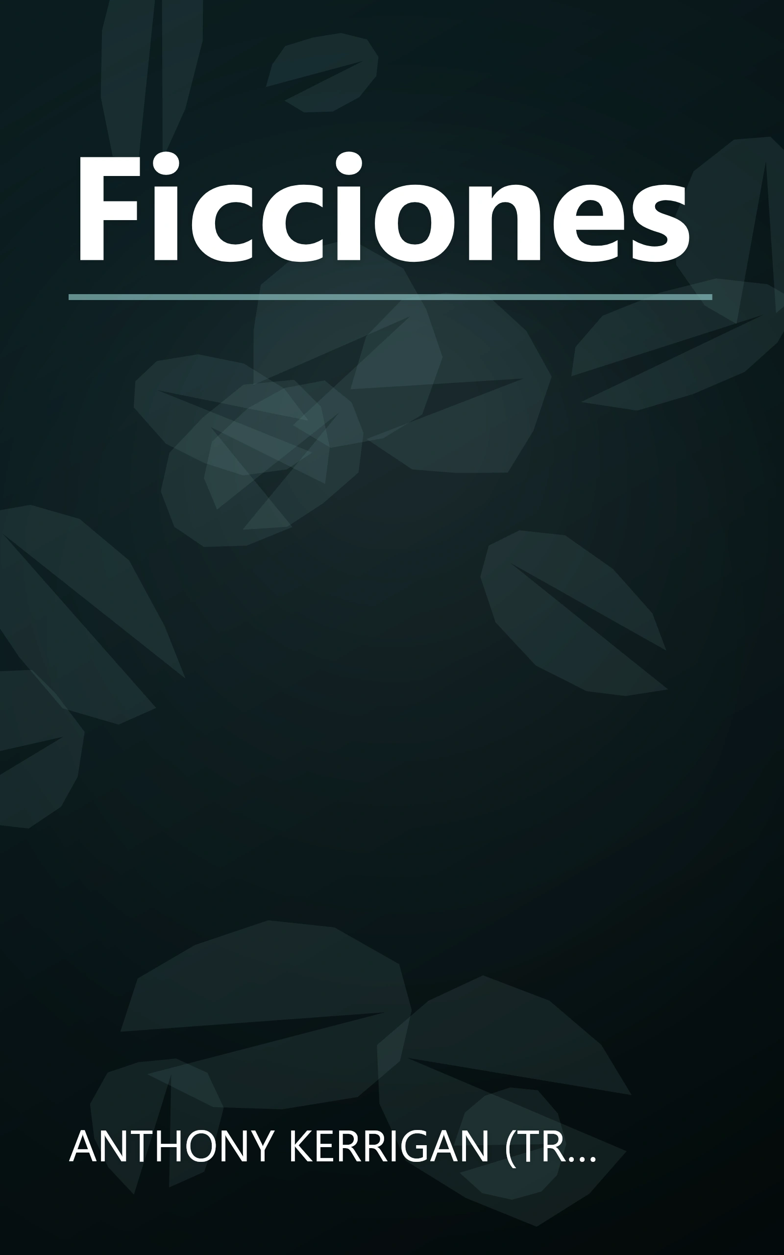 Ficciones book cover