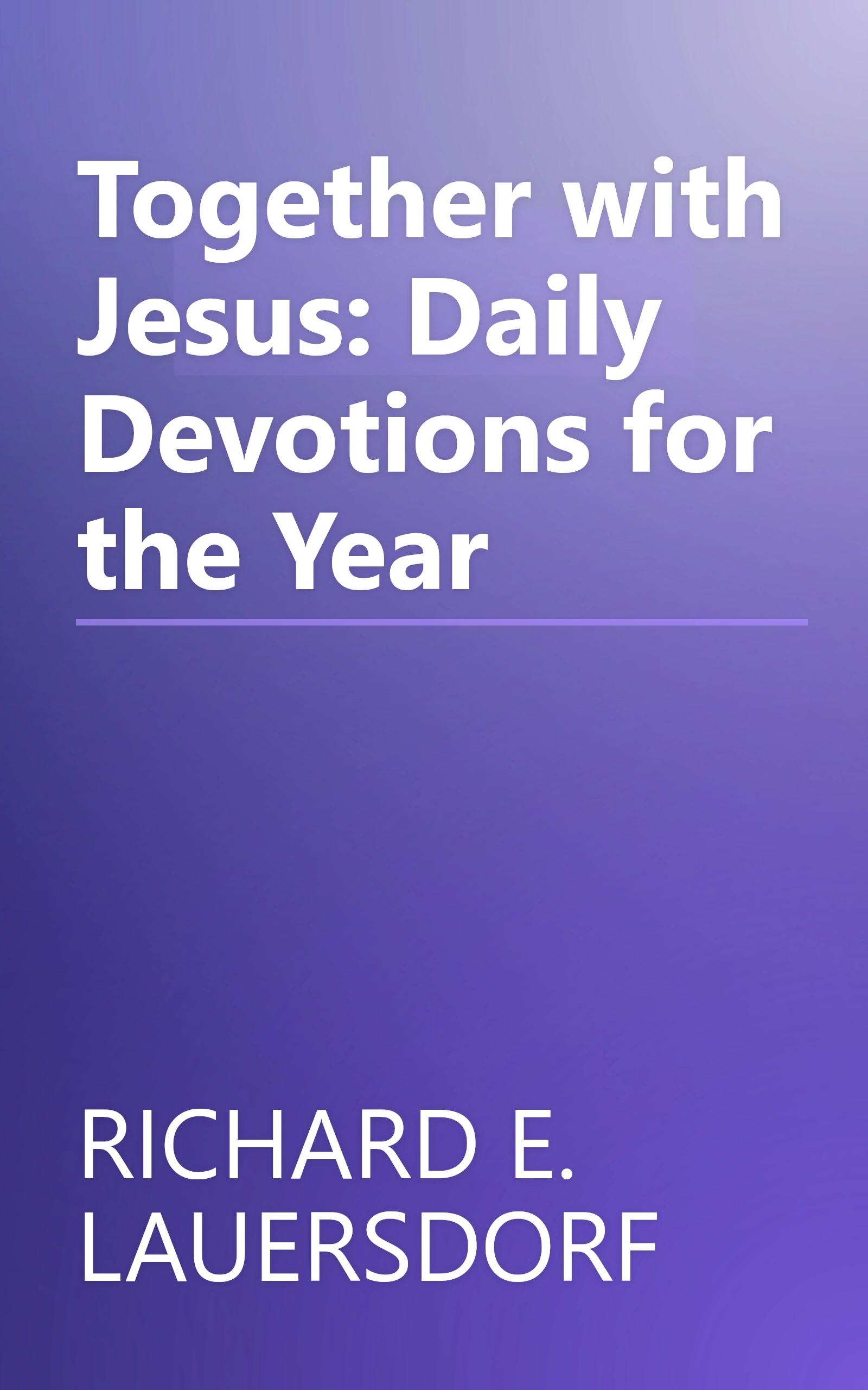 Together with Jesus: Daily Devotions for the Year book cover