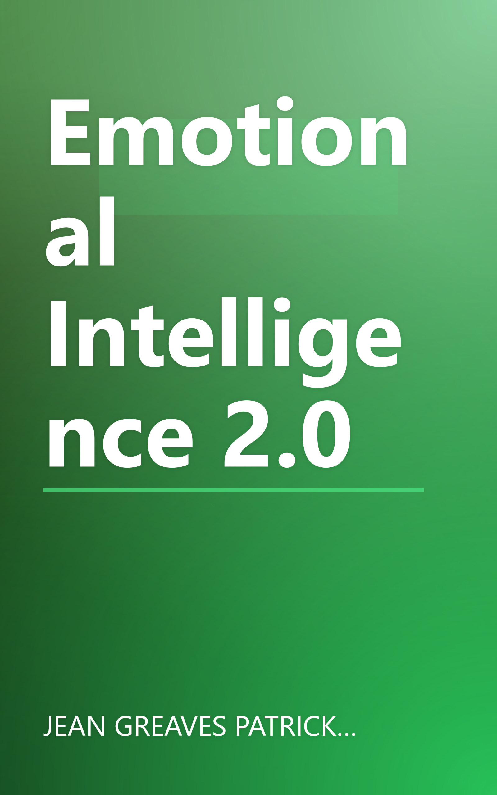 Emotional Intelligence 2.0 book cover