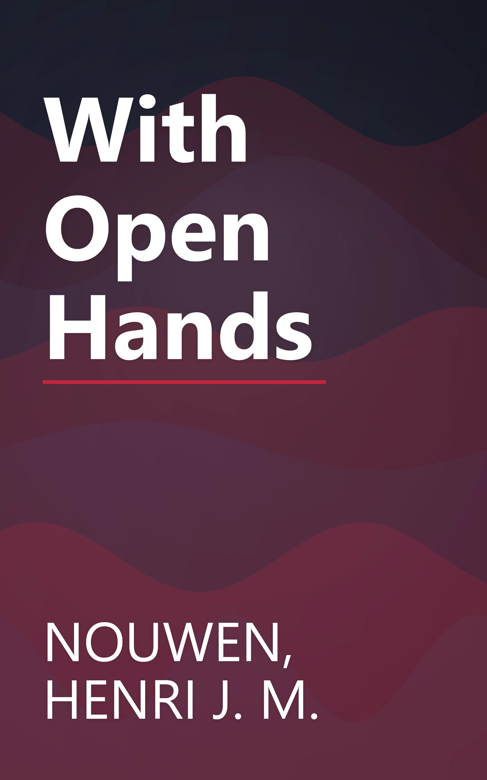 With Open Hands book cover