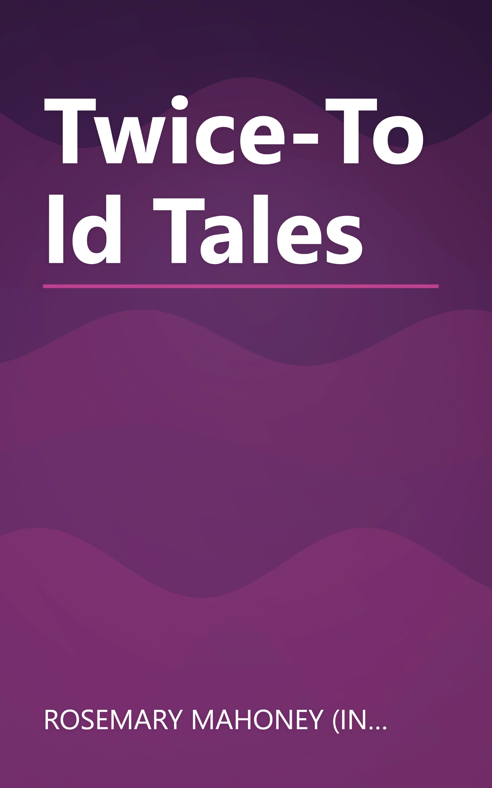 Twice-Told Tales book cover