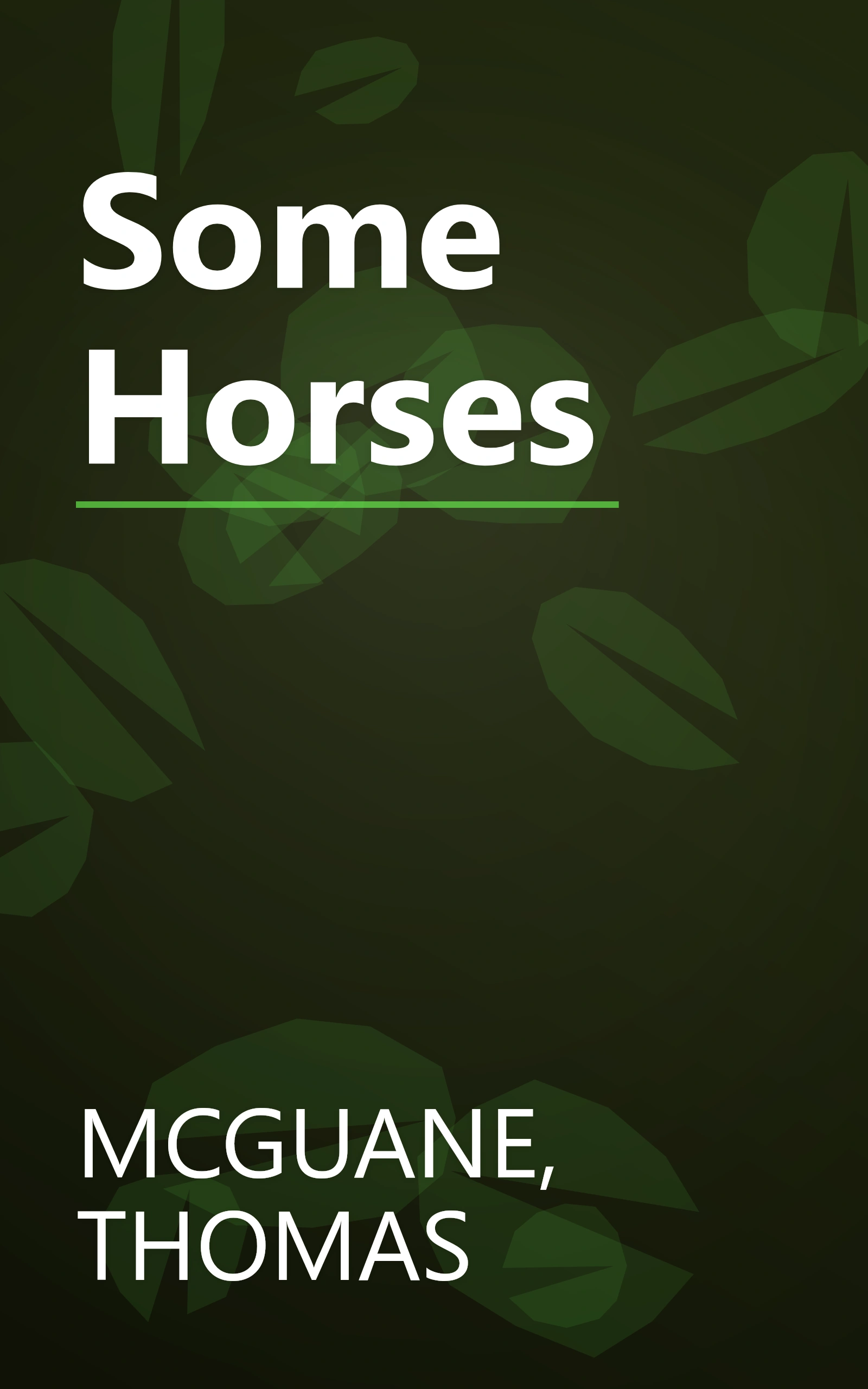 Some Horses book cover