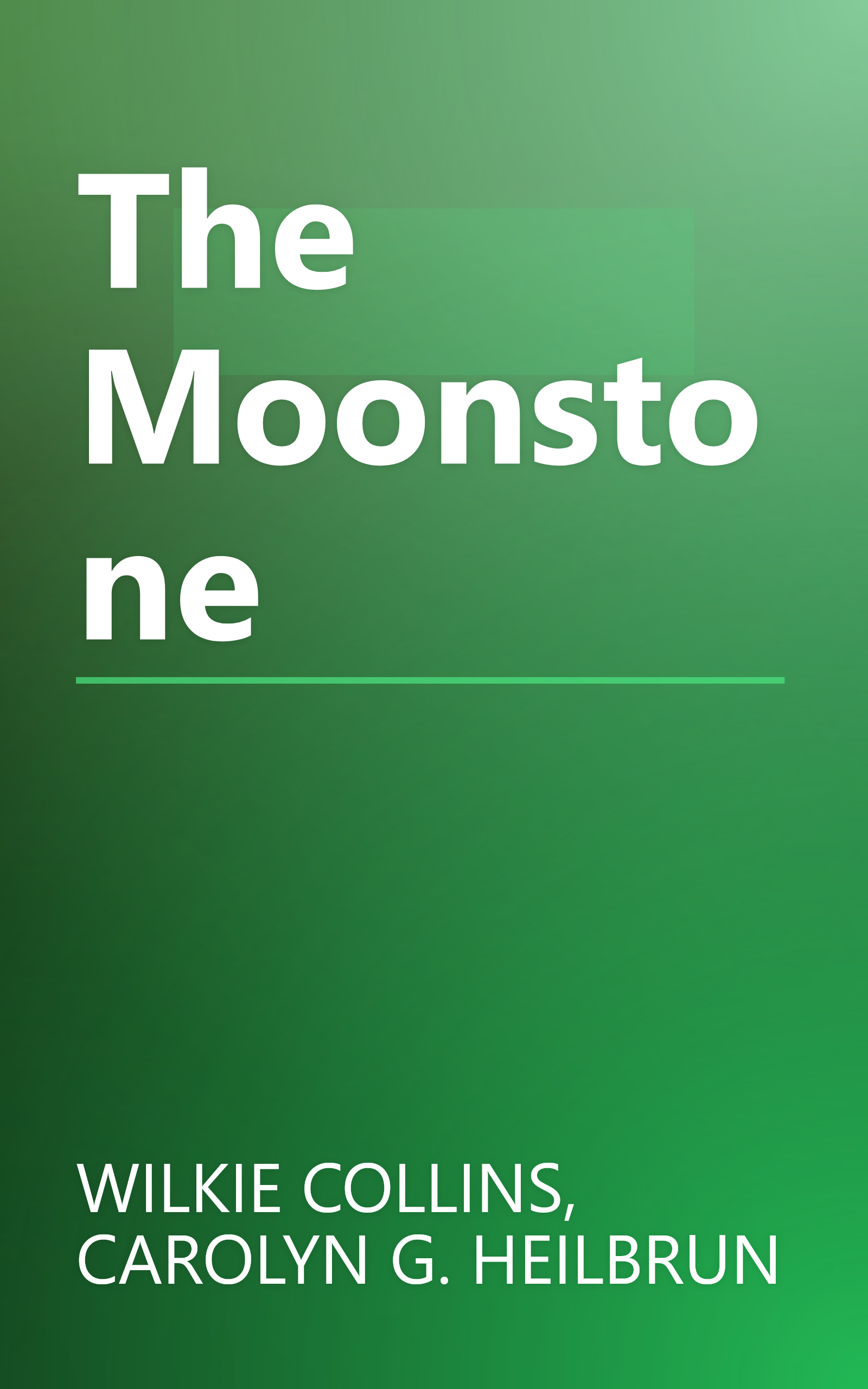 The Moonstone book cover