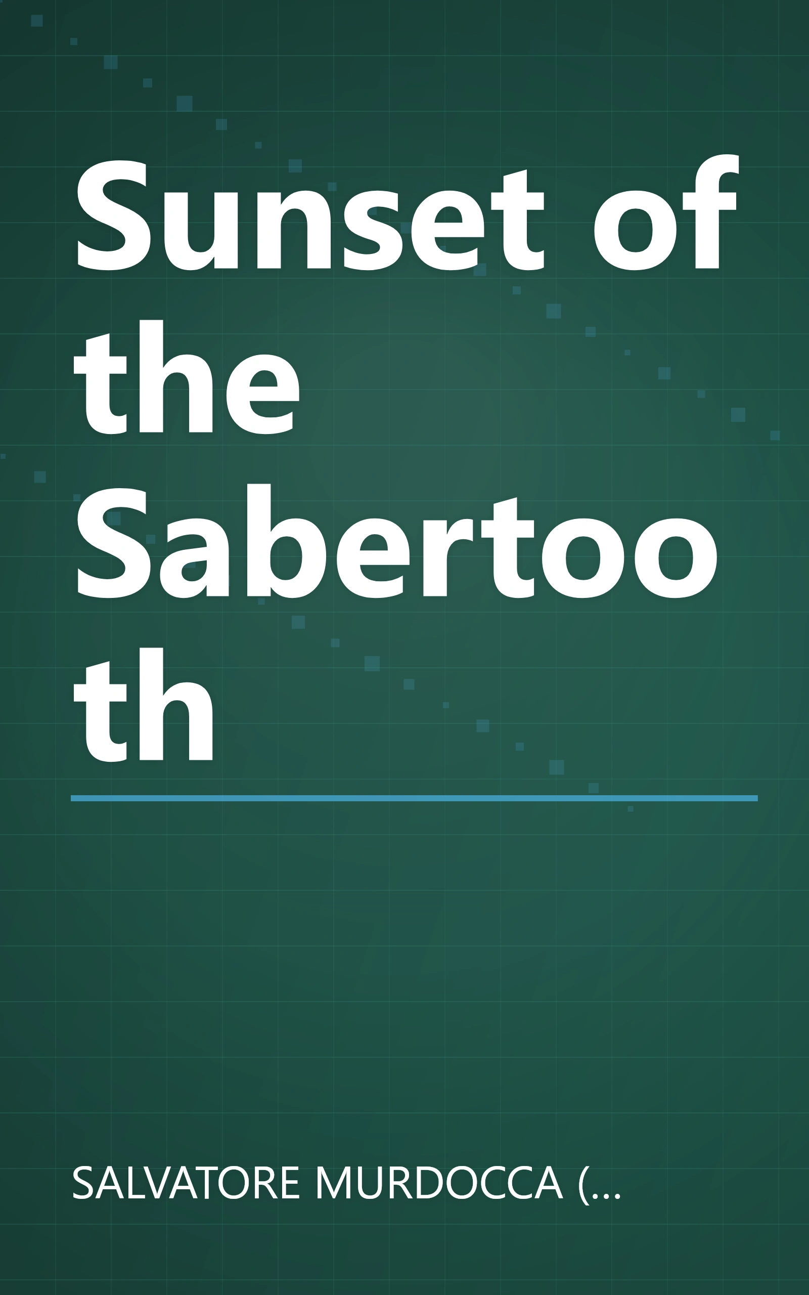 Sunset of the Sabertooth book cover