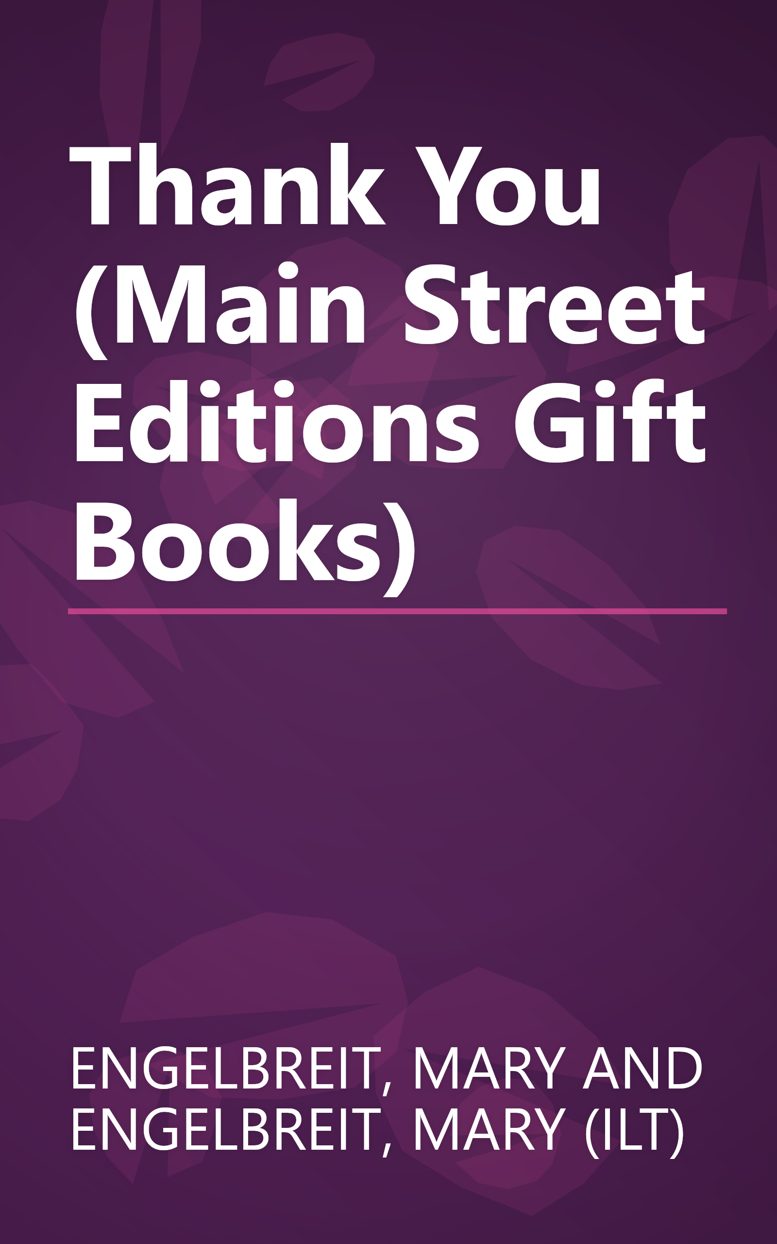 Thank You (Main Street Editions Gift Books) book cover