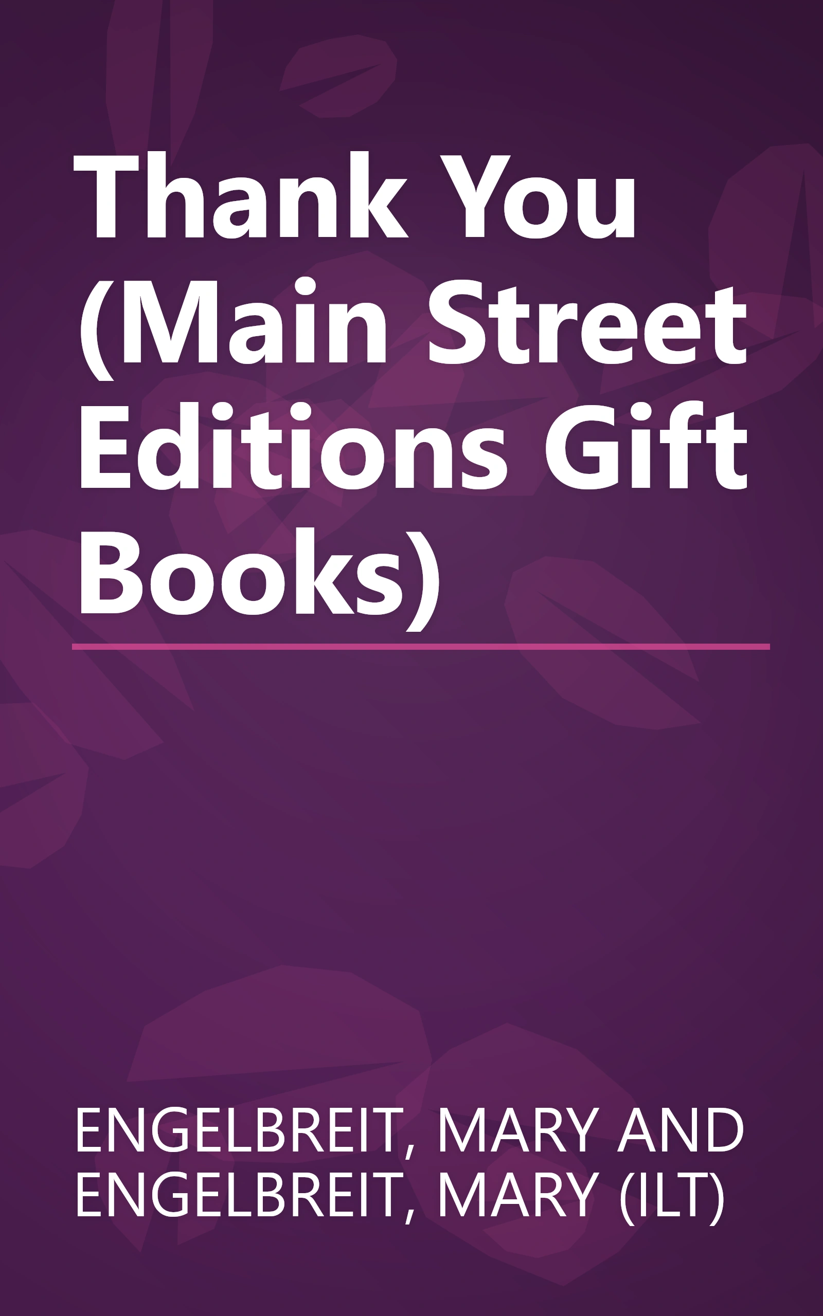 Thank You (Main Street Editions Gift Books) book cover