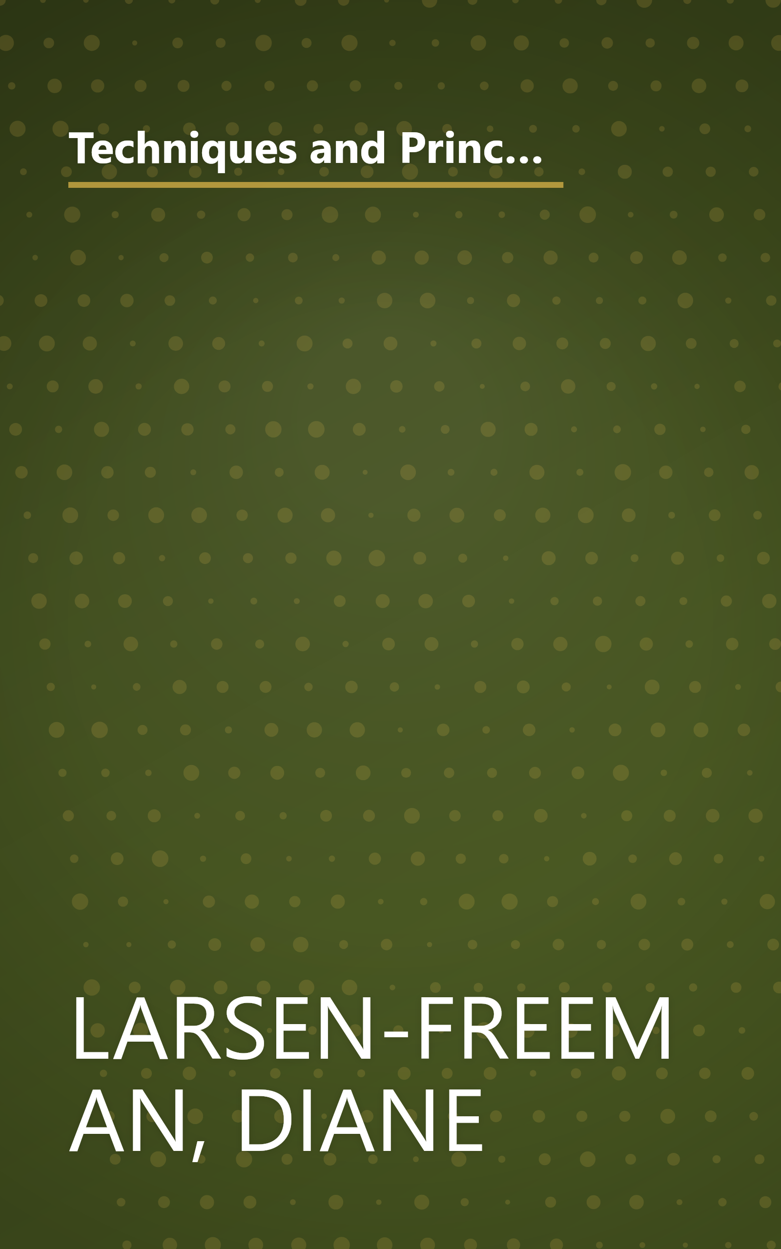 Techniques and Principles in Teaching English (Teaching Techniques in English as a Second Language) (Spanish Edition) book cover