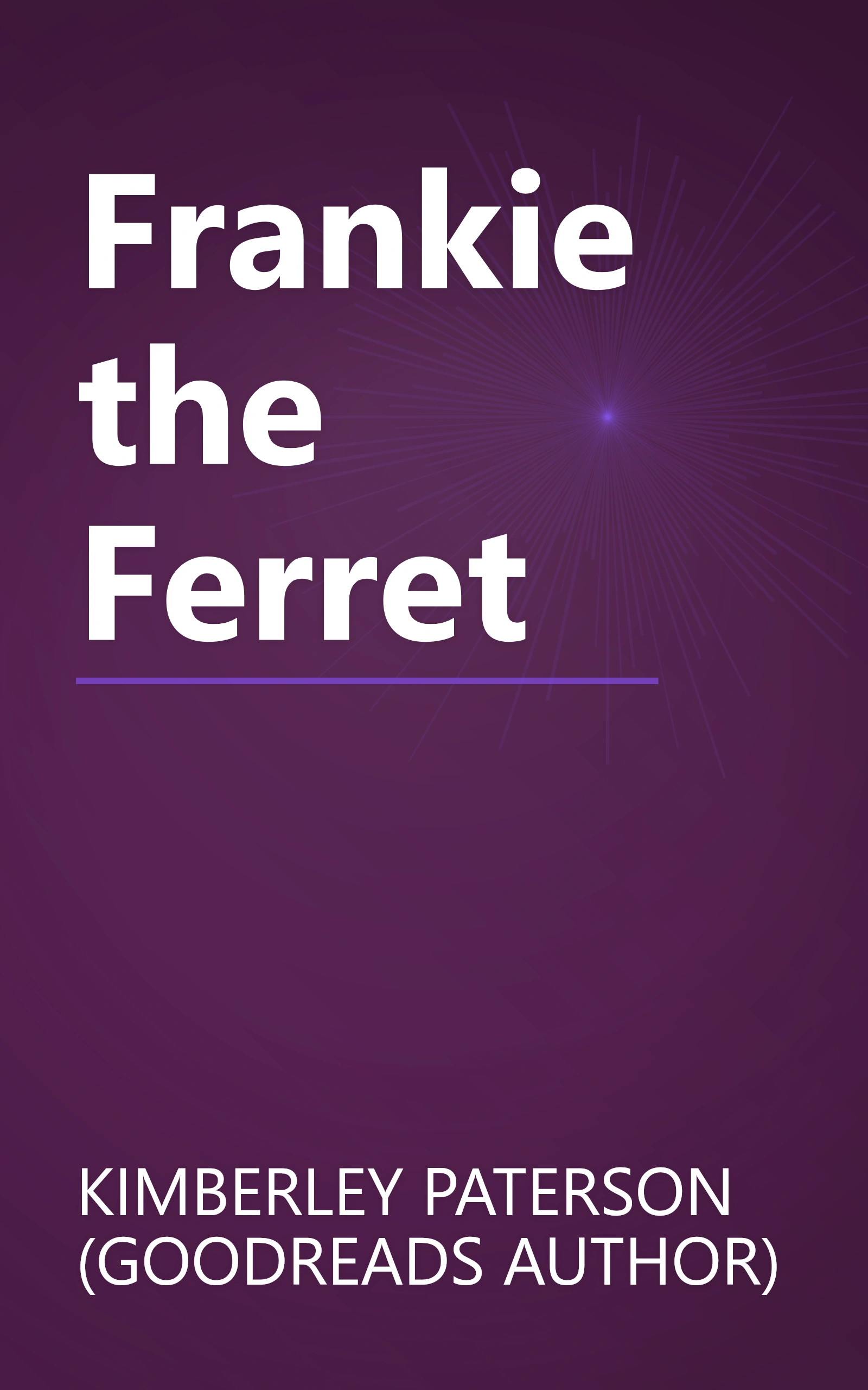 Frankie the Ferret book cover