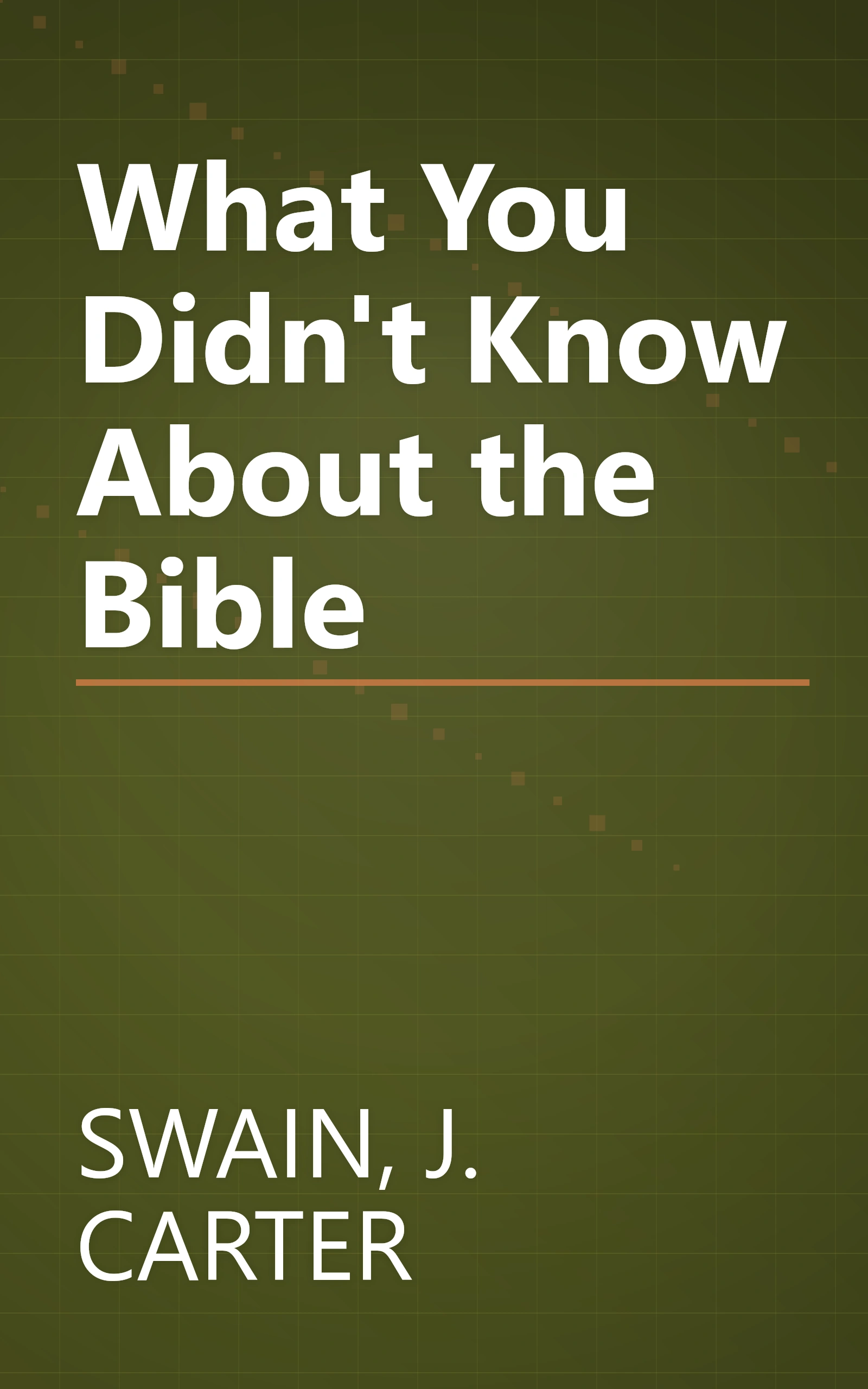 What You Didn't Know About the Bible book cover