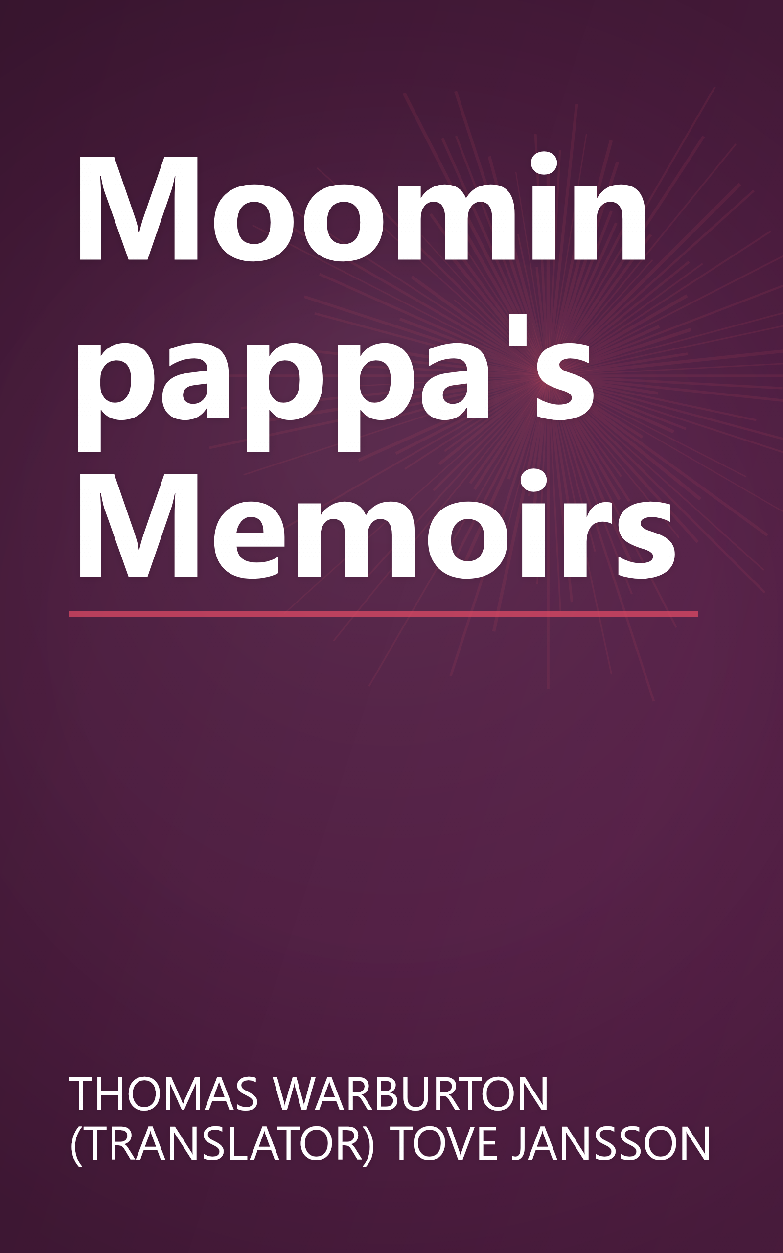 Moominpappa's Memoirs book cover