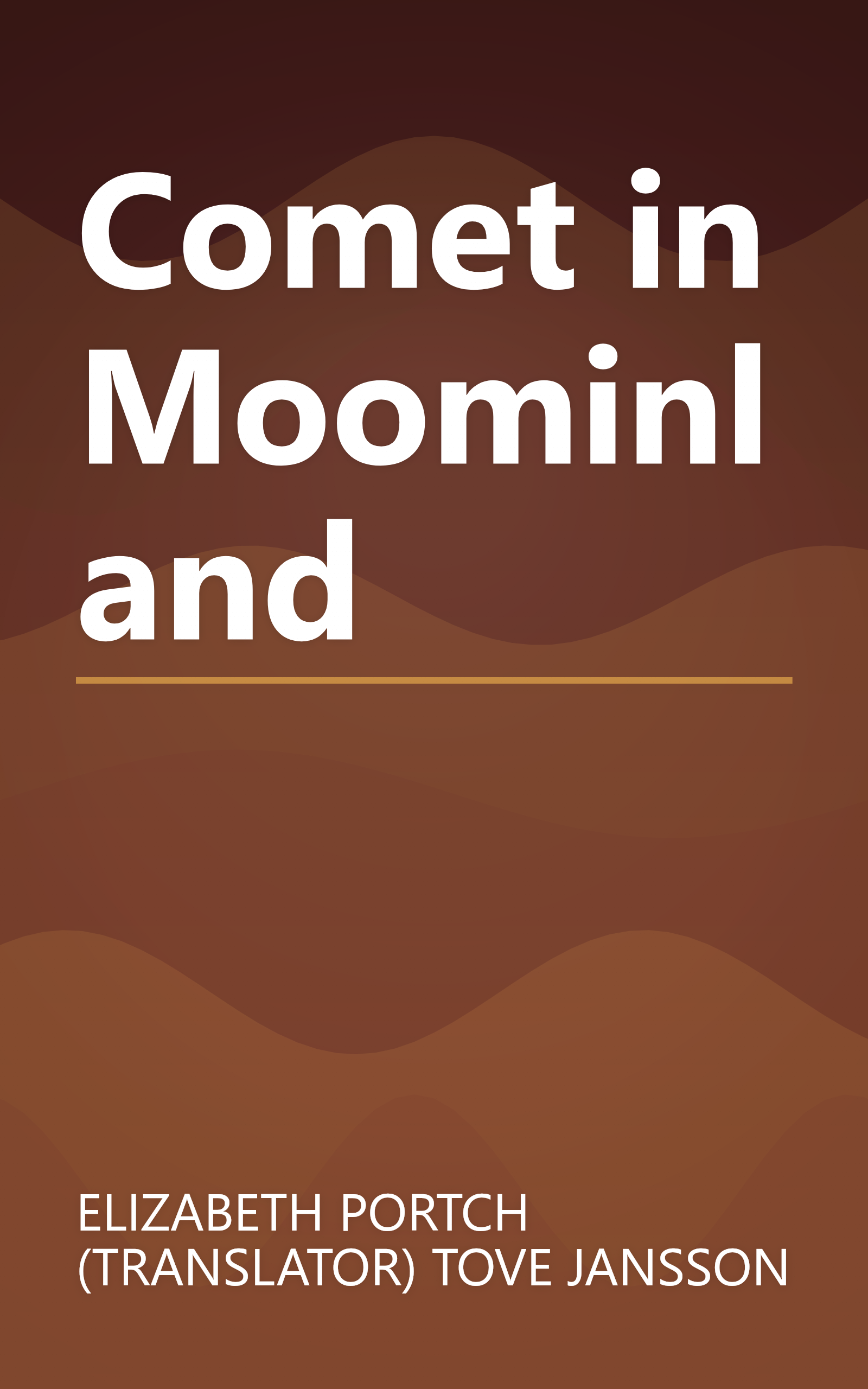 Comet in Moominland book cover