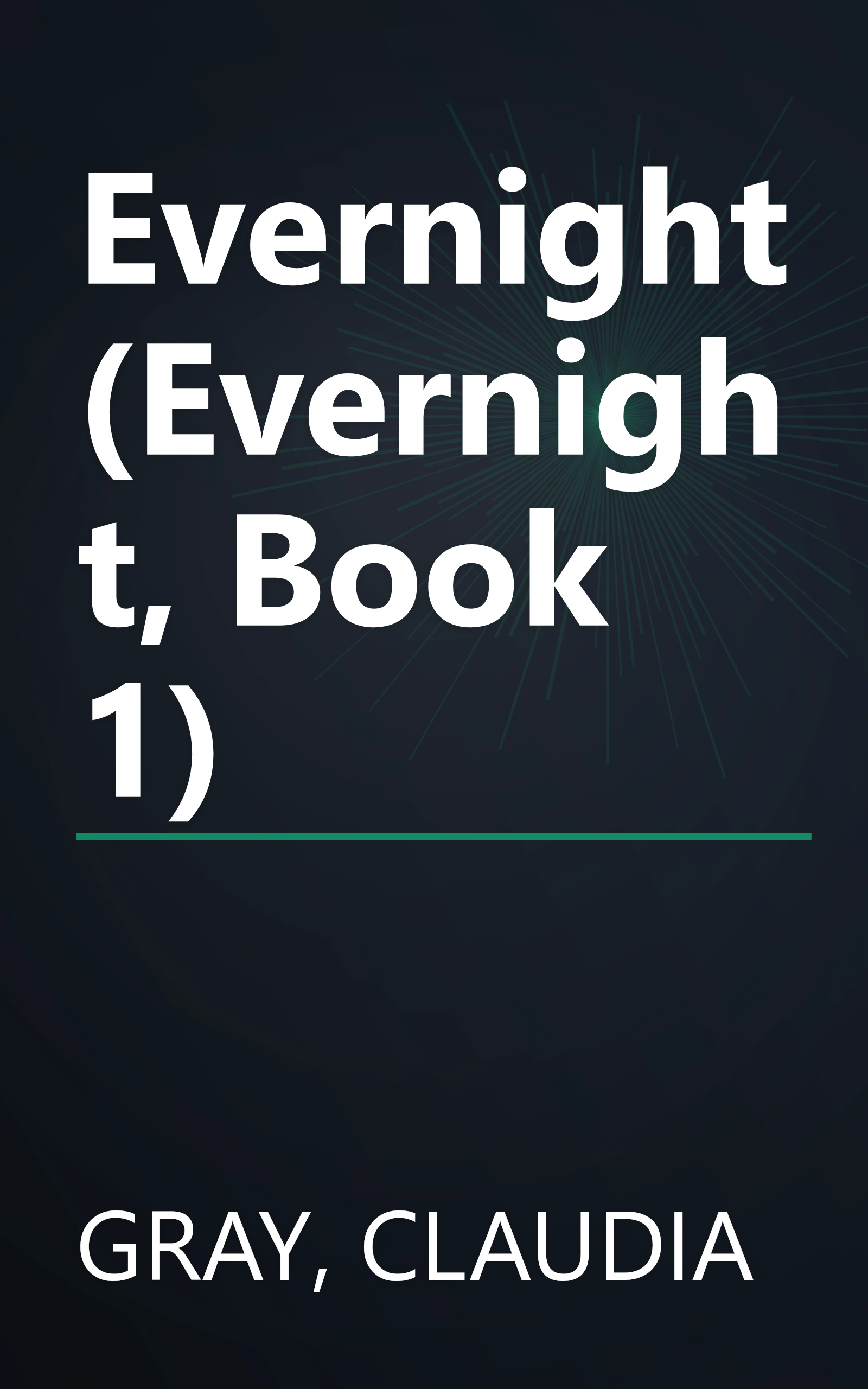 Evernight (Evernight, Book 1) book cover