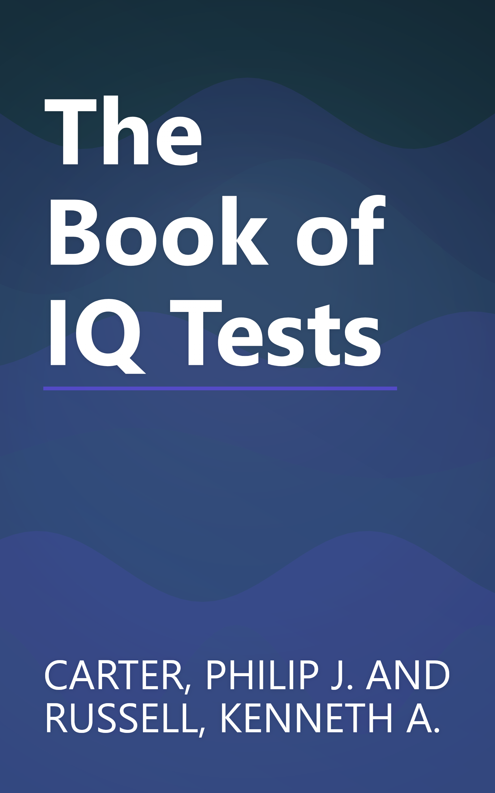 The Book of IQ Tests book cover