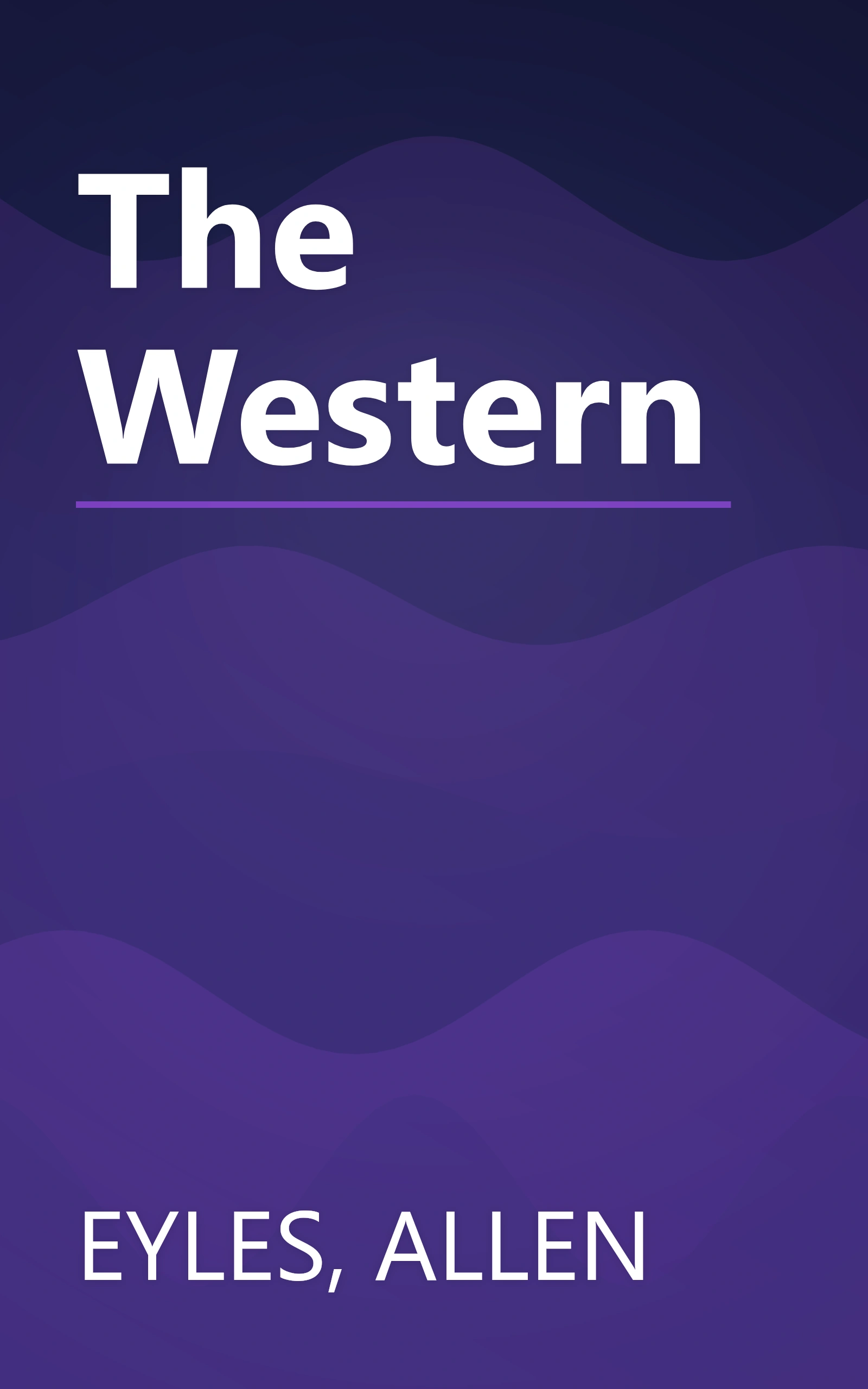The Western book cover