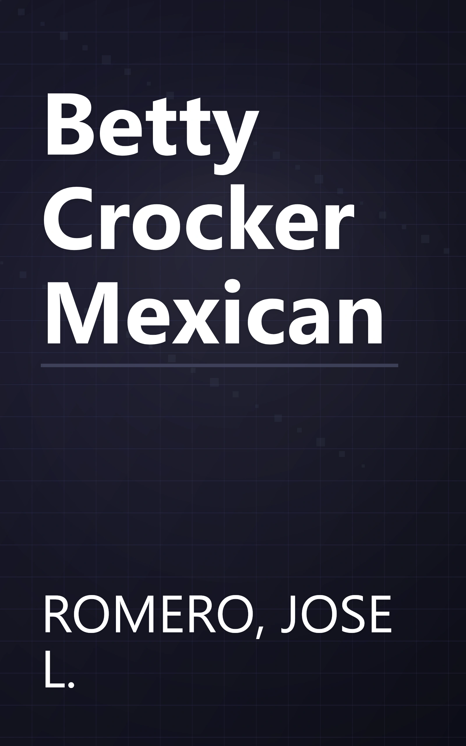 Betty Crocker Mexican book cover