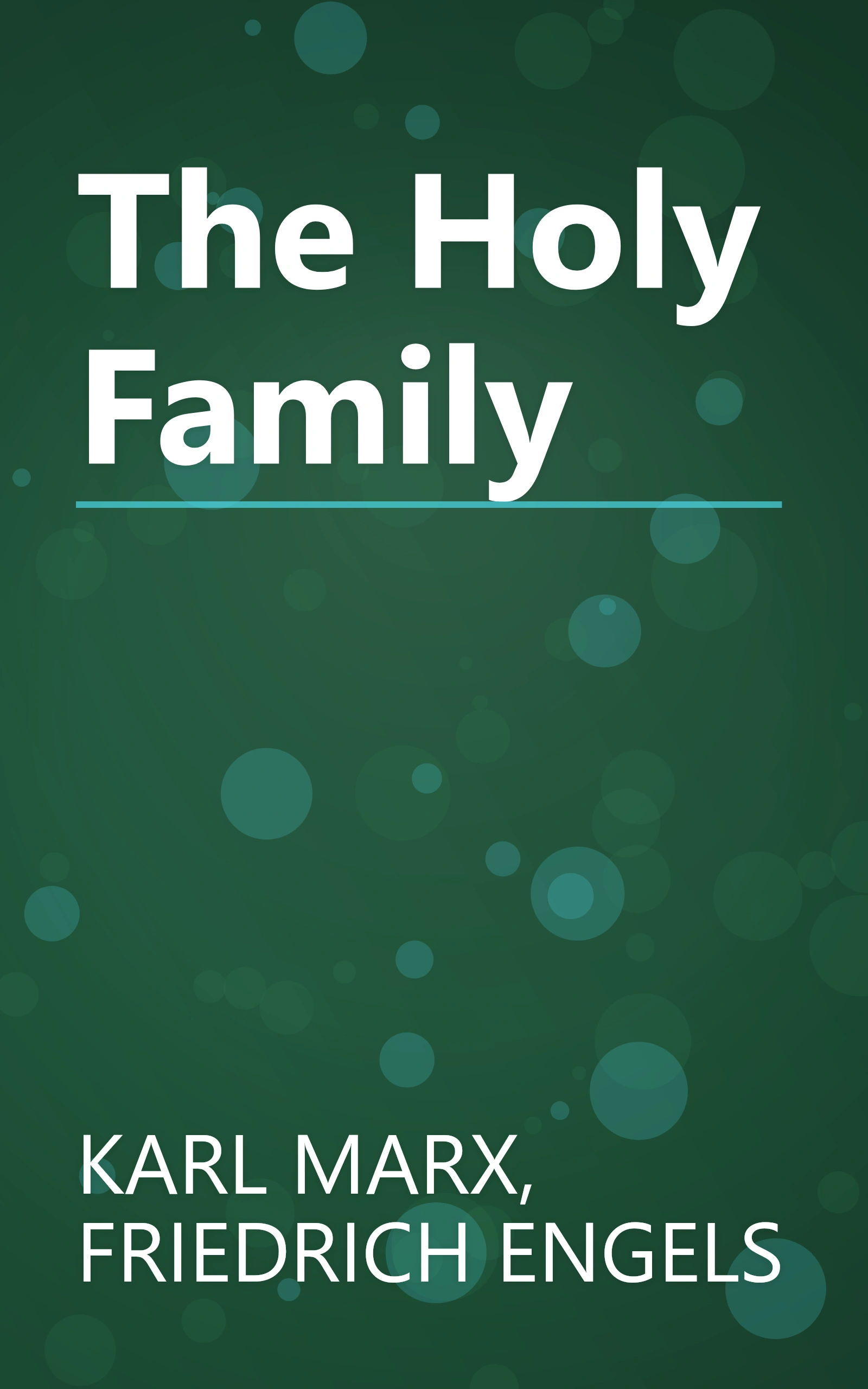 The Holy Family book cover
