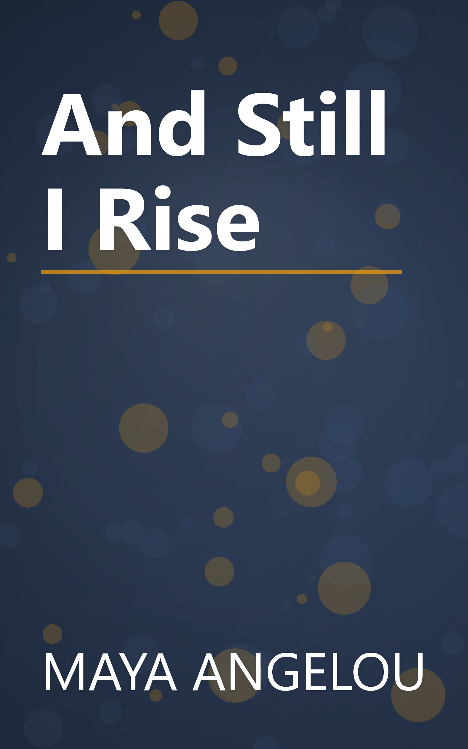 And Still I Rise book cover