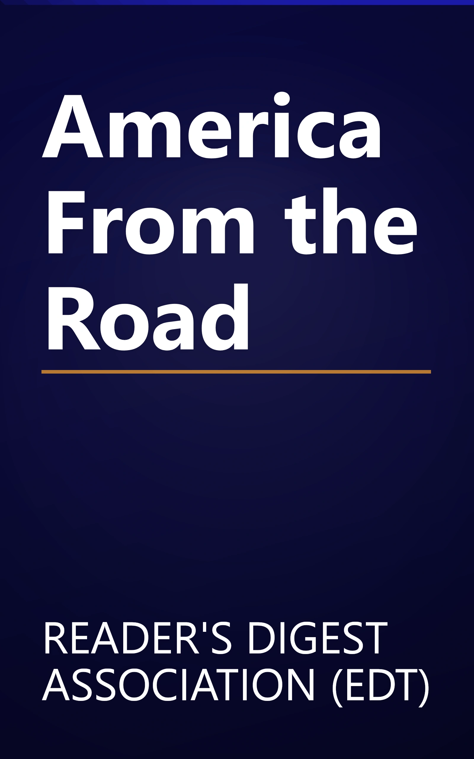 America From the Road book cover