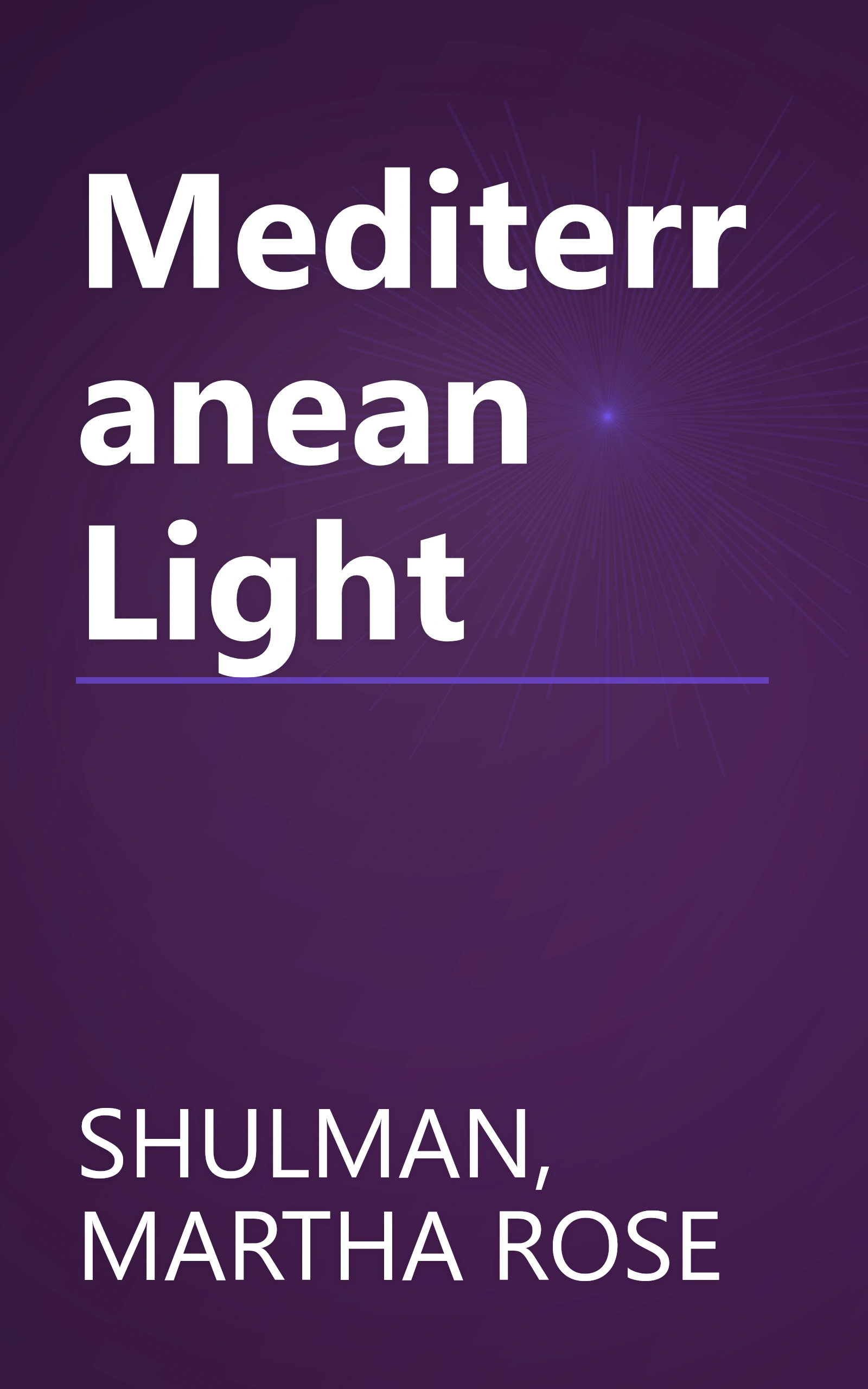 Mediterranean Light book cover