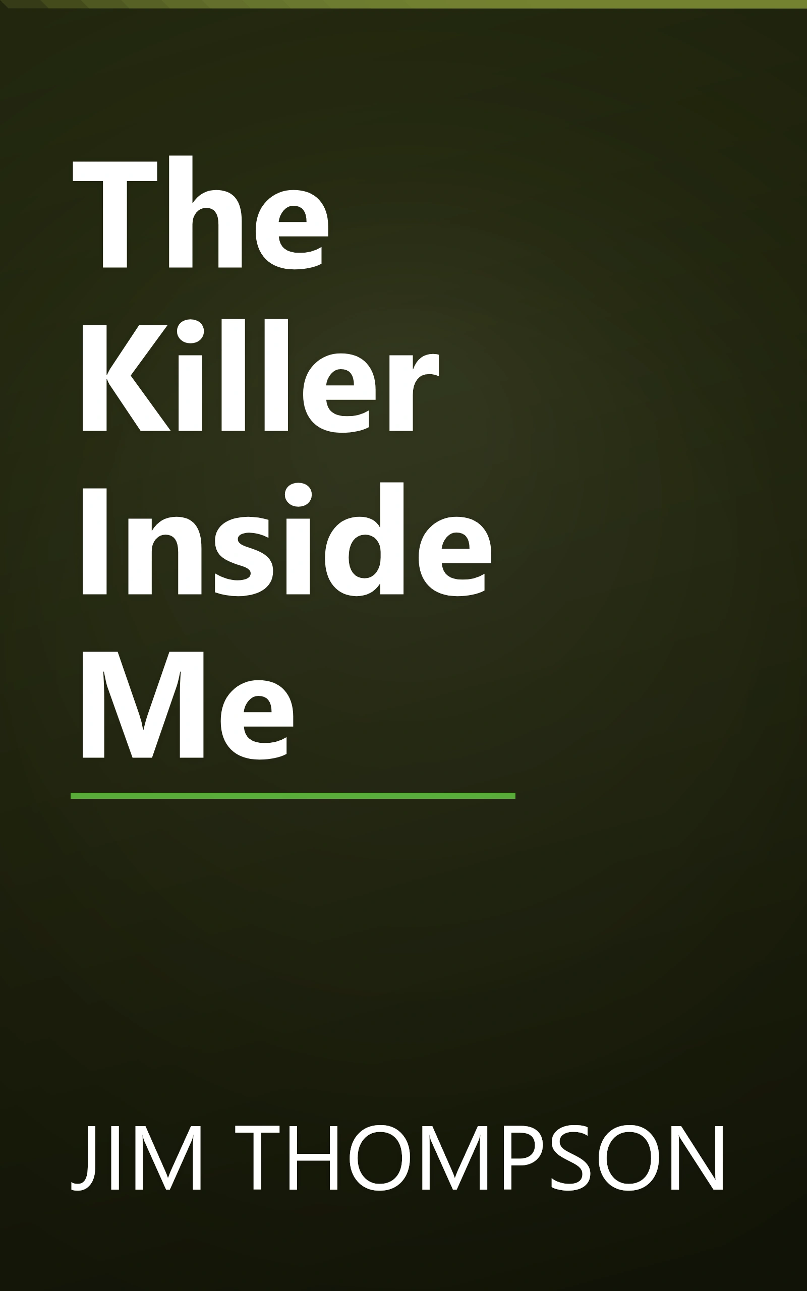 The Killer Inside Me book cover