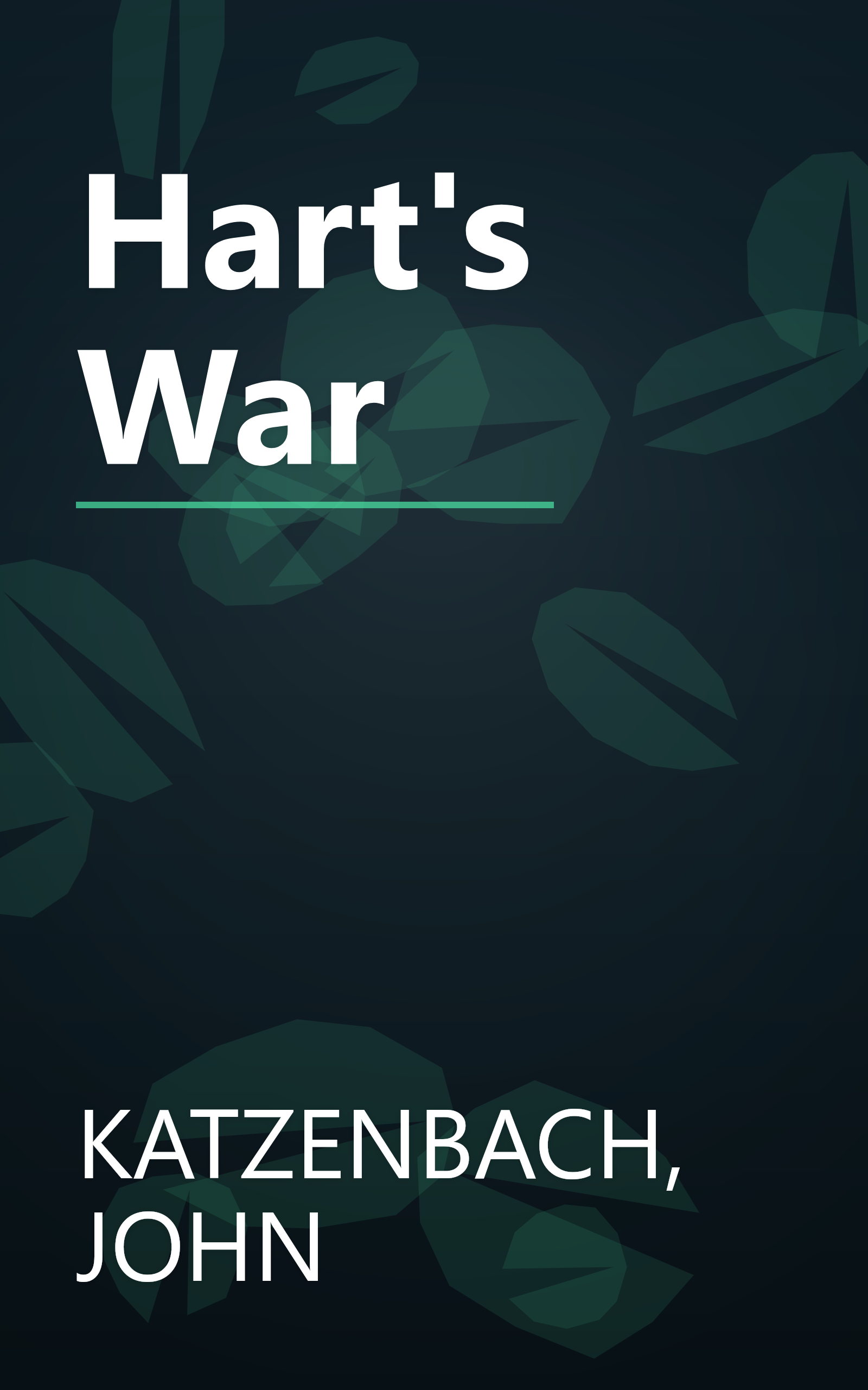 Hart's War book cover