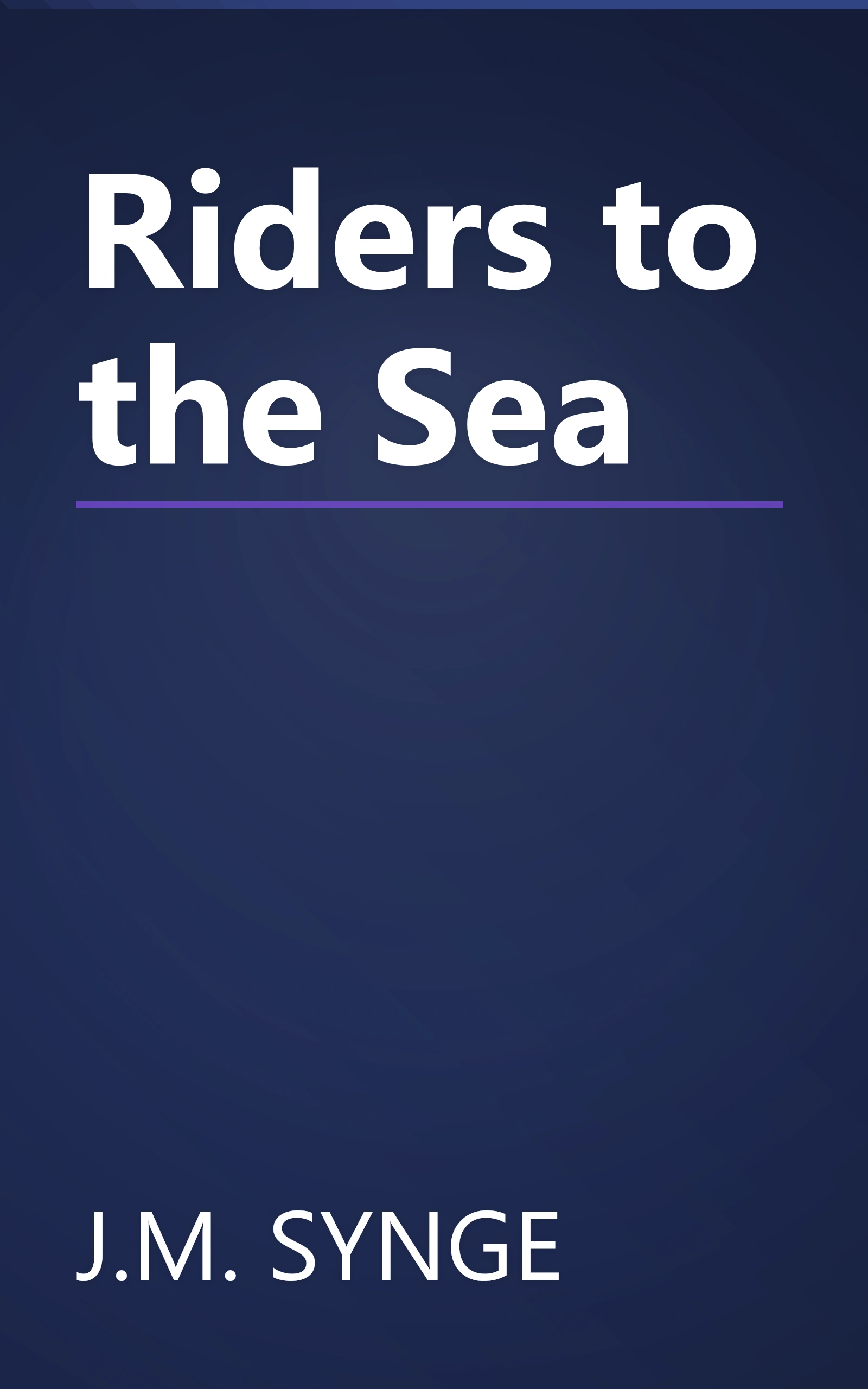 Riders to the Sea book cover