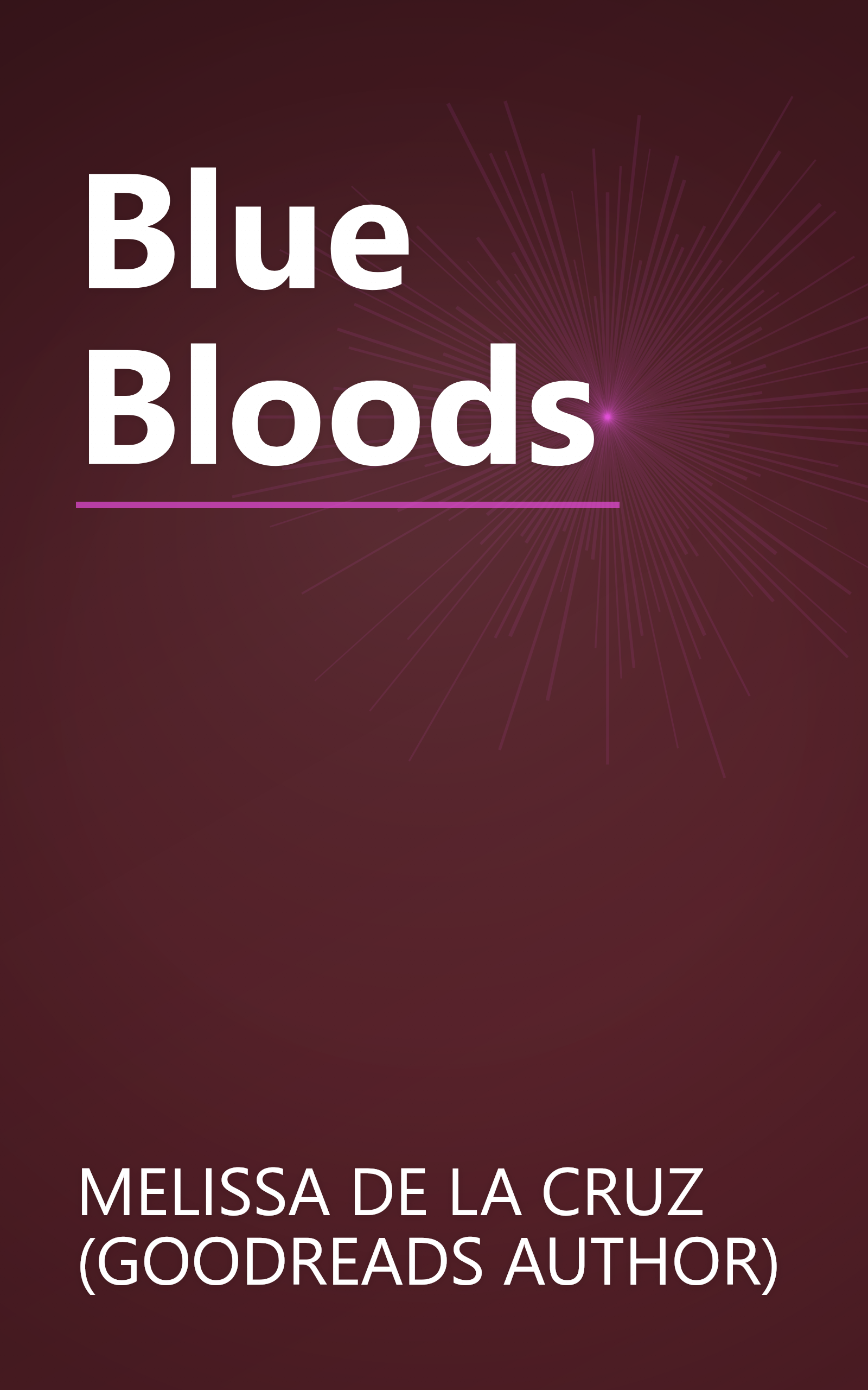 Blue Bloods book cover